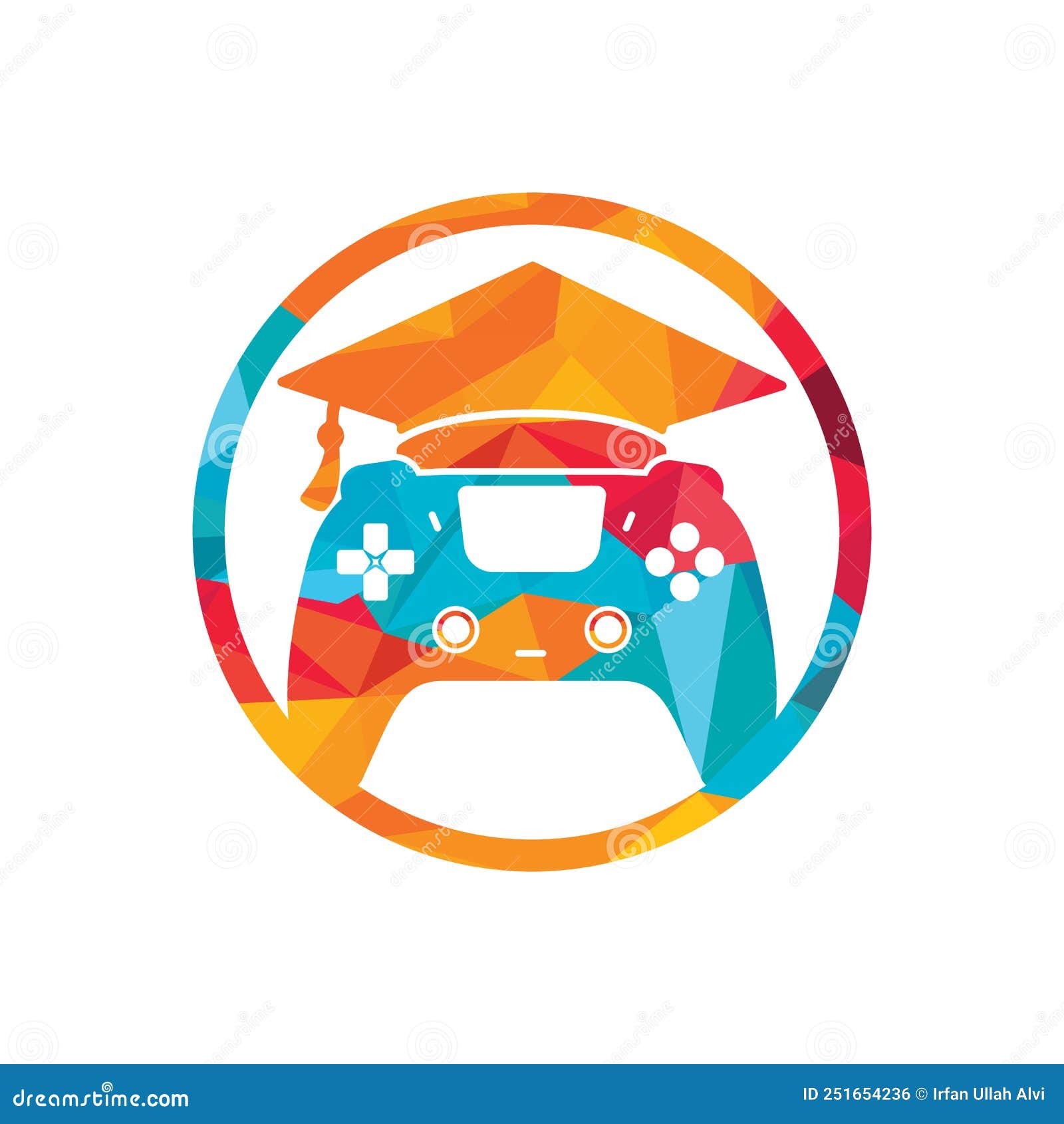 Game Education Vector Logo Design. Stock Vector - Illustration of ...