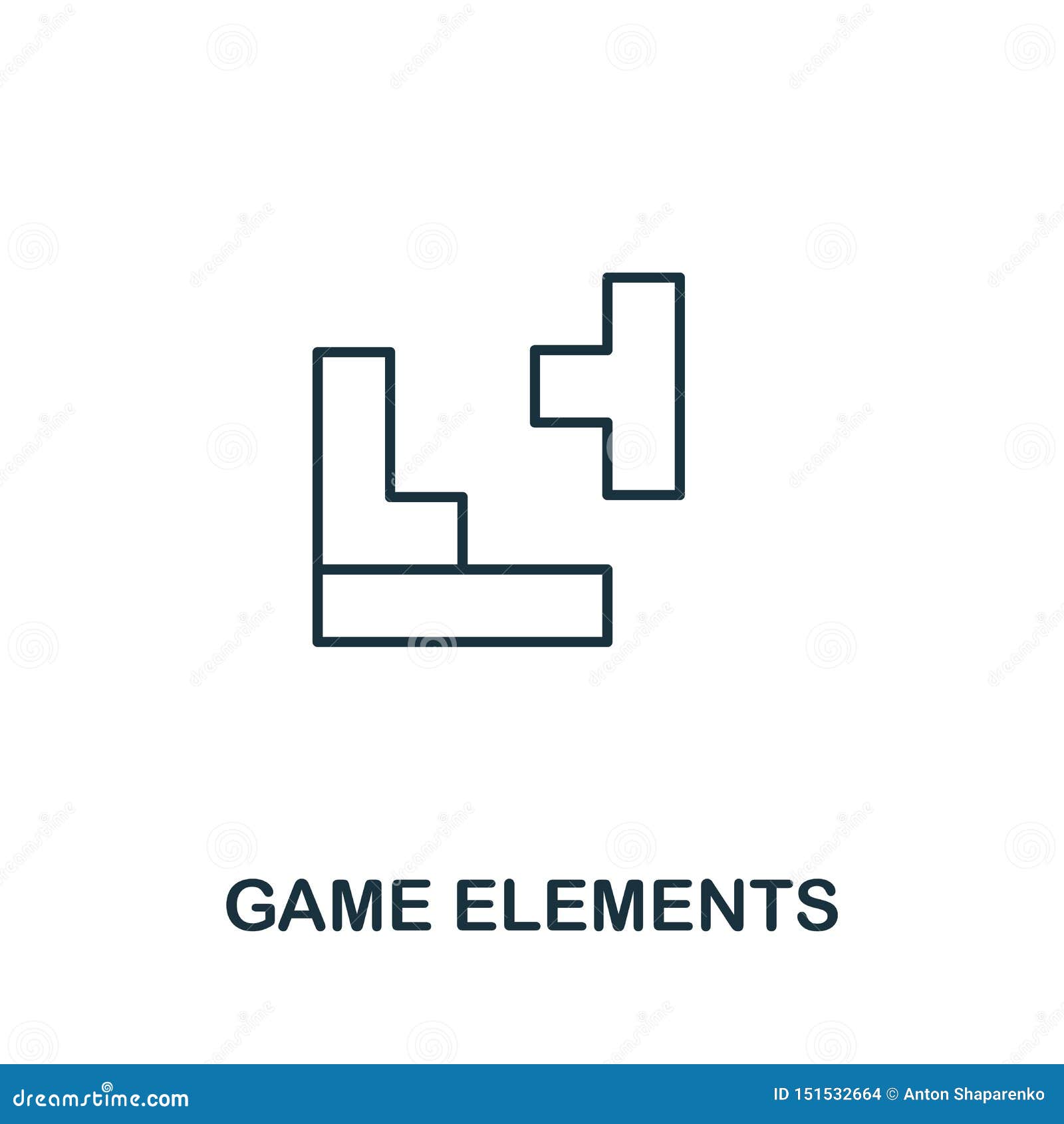 Game Elements Vector Icon Symbol. Creative Sign from Gamification Icons ...