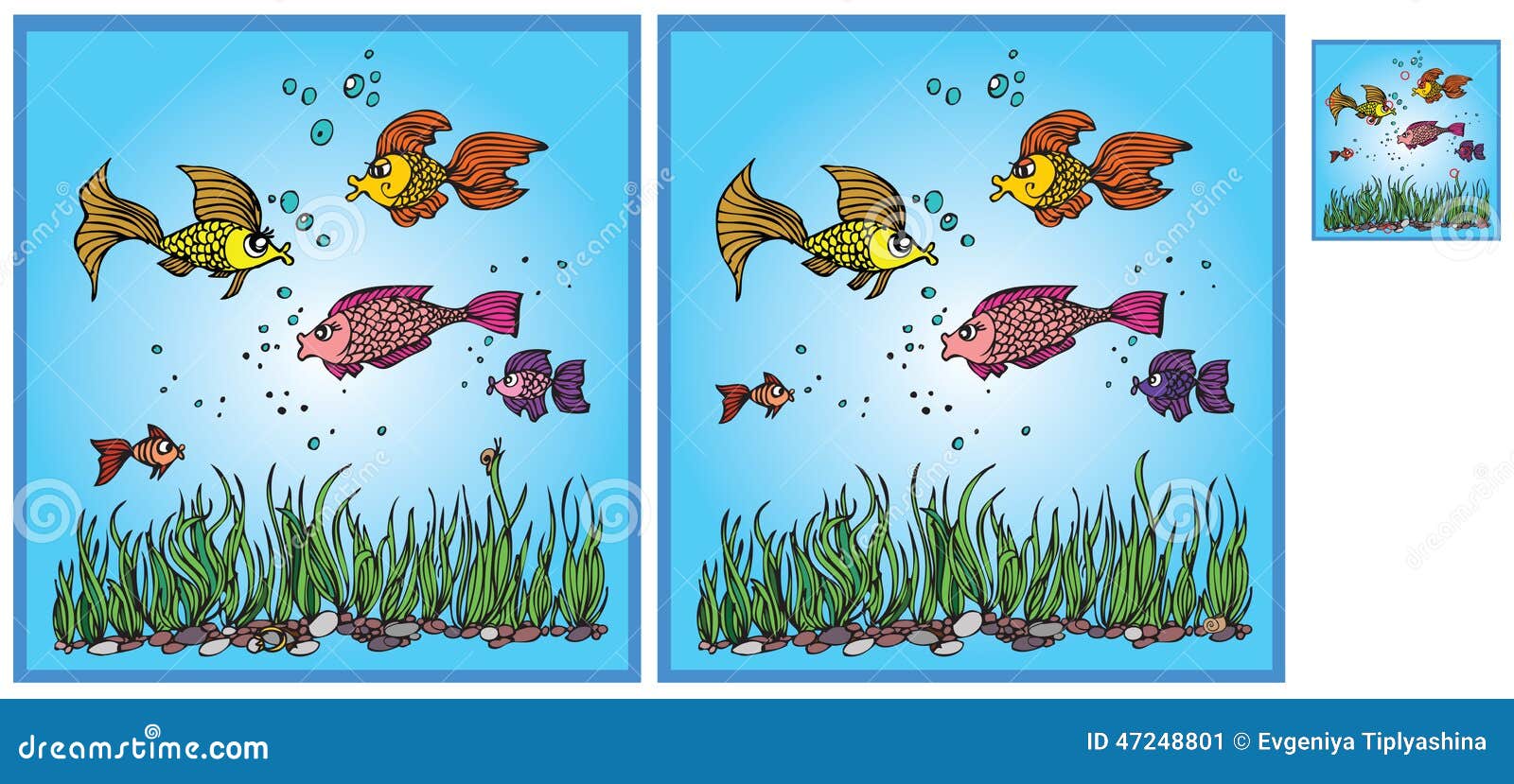 Game find ten differences stock vector. Illustration of wildlife - 47248801