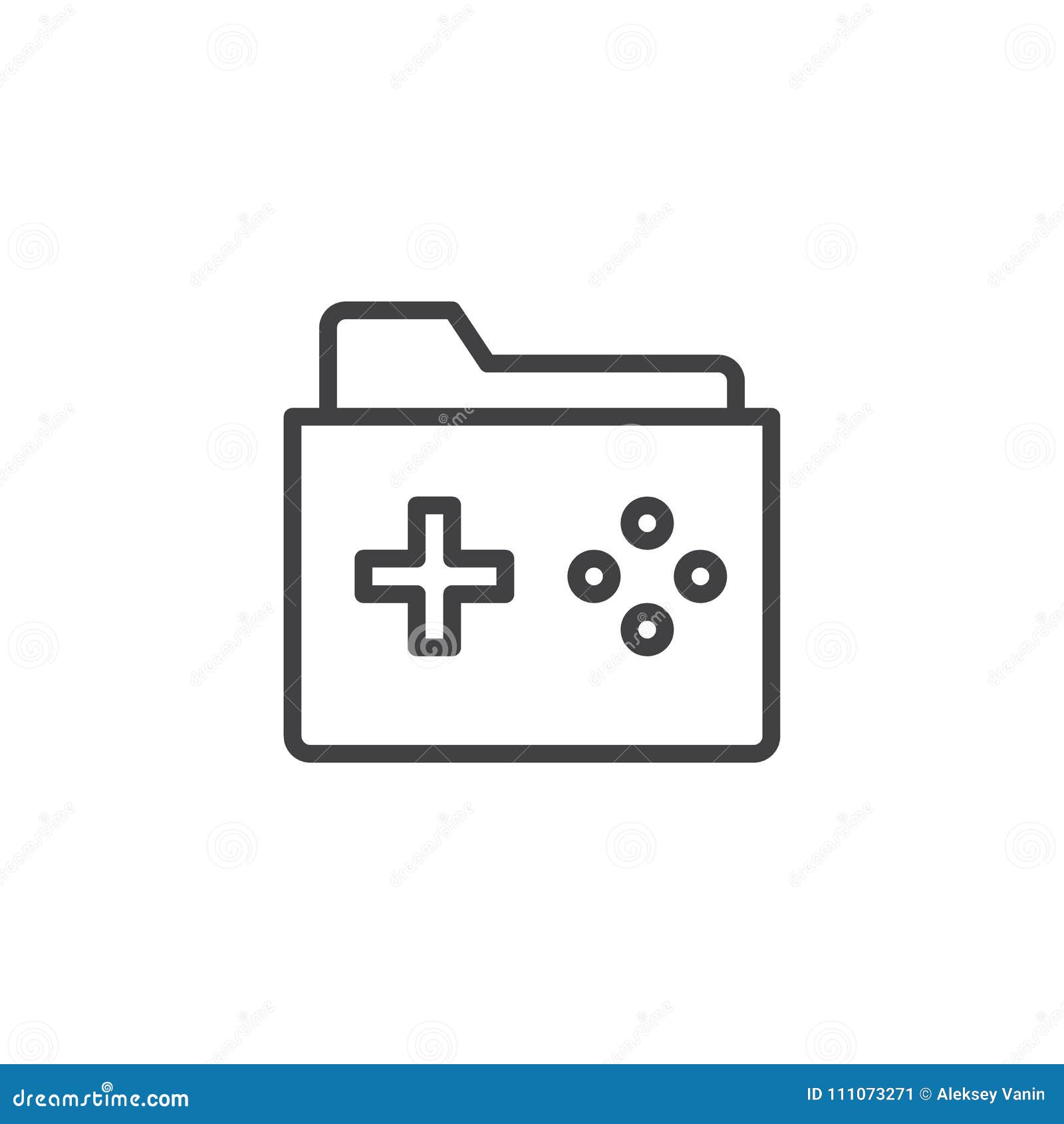 Folder Outline Icon. Cartoon Vector | CartoonDealer.com #140337241 Folder Outline Icon. Cartoon Vector | CartoonDealer.com #140337241