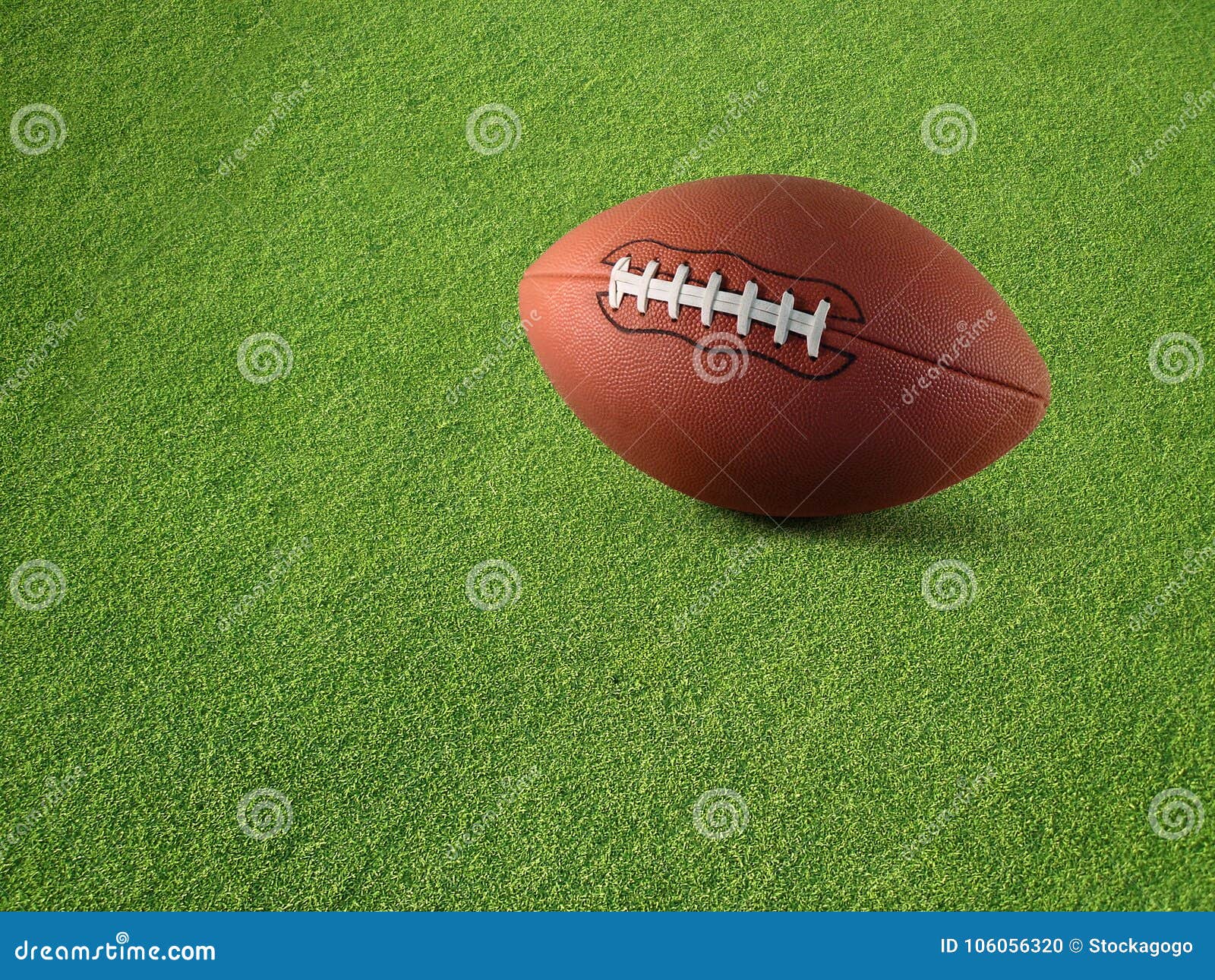 Game Football on Grass stock photo. Image of lawn, game - 106056320