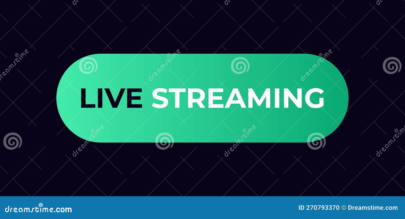 Futuristic Live Gaming Overlay Template Design With Blue Color On A ...