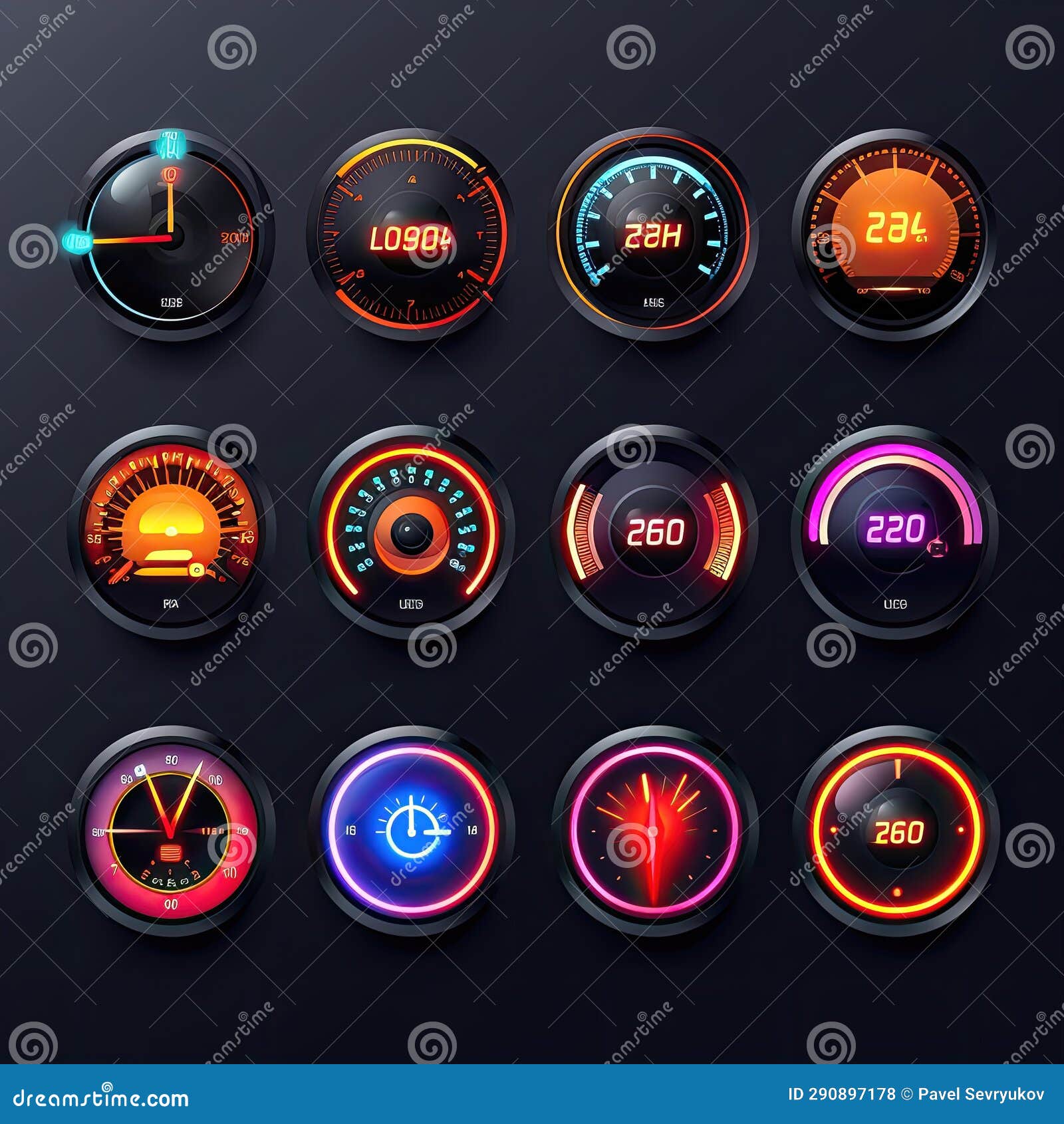 Game Games Speedometer Ai Generated Stock Illustration - Illustration ...