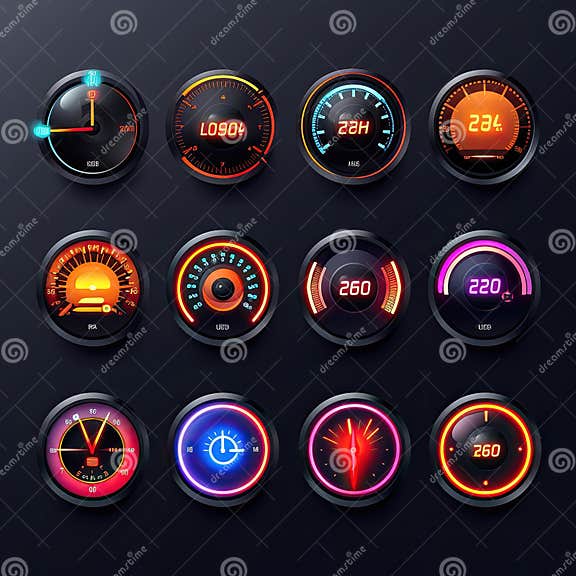 Game Games Speedometer Ai Generated Stock Photo - Image of speedometer ...