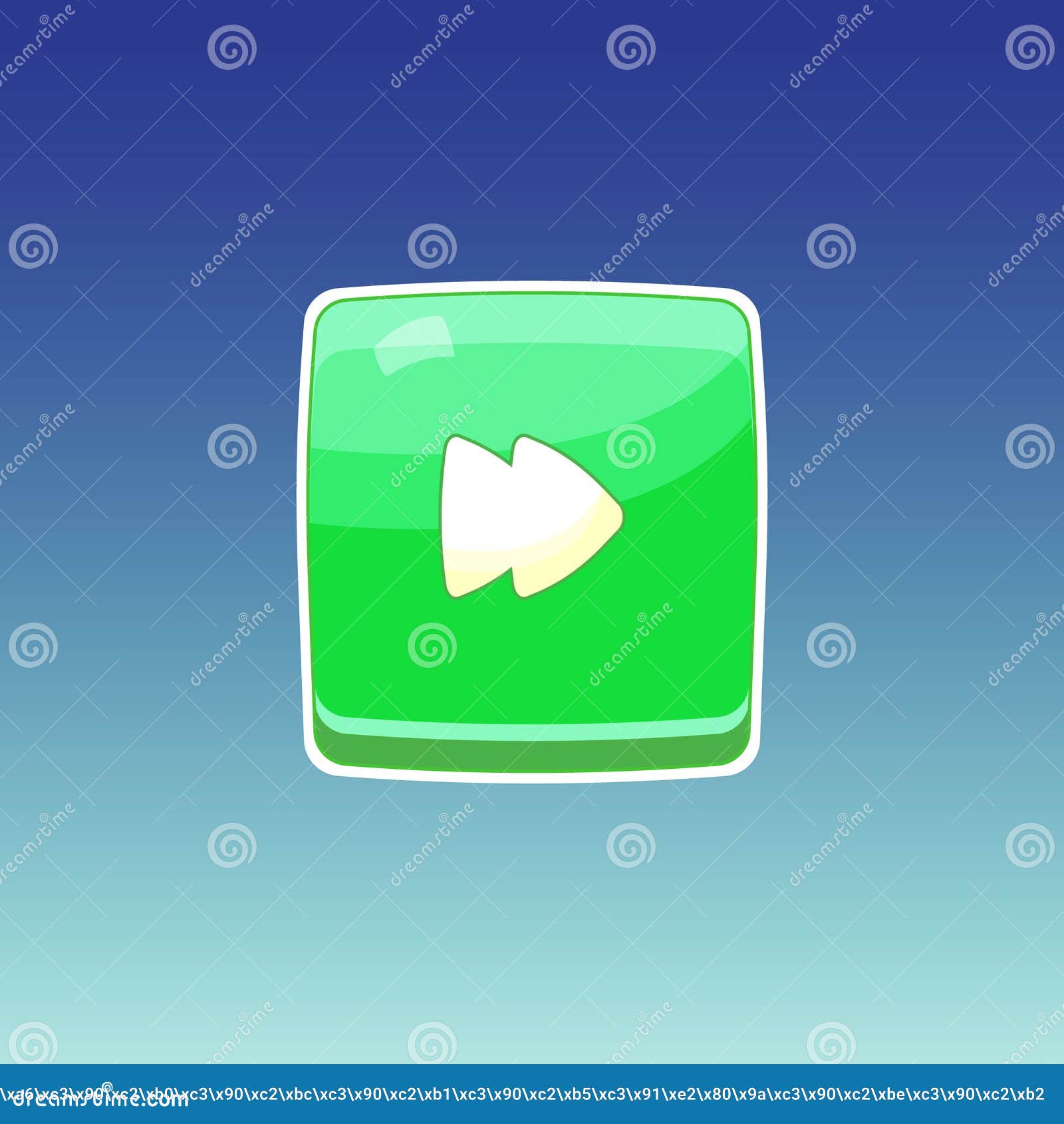 Game green button stock vector. Illustration of computer - 84200091
