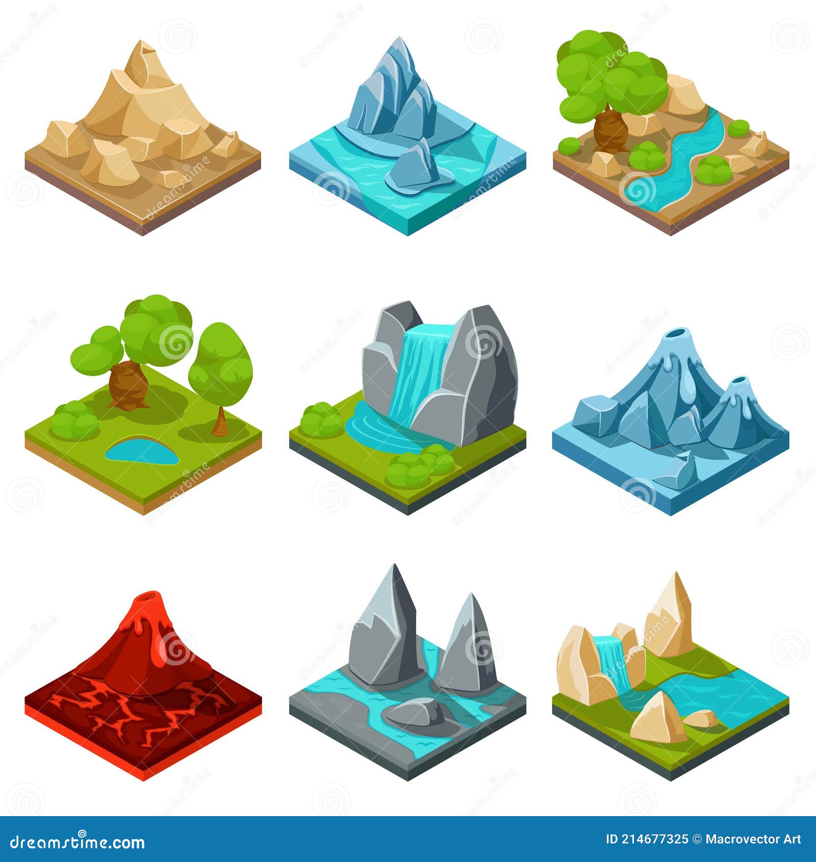 Game ground vector items stock vector. Illustration of outdoor - 214677325