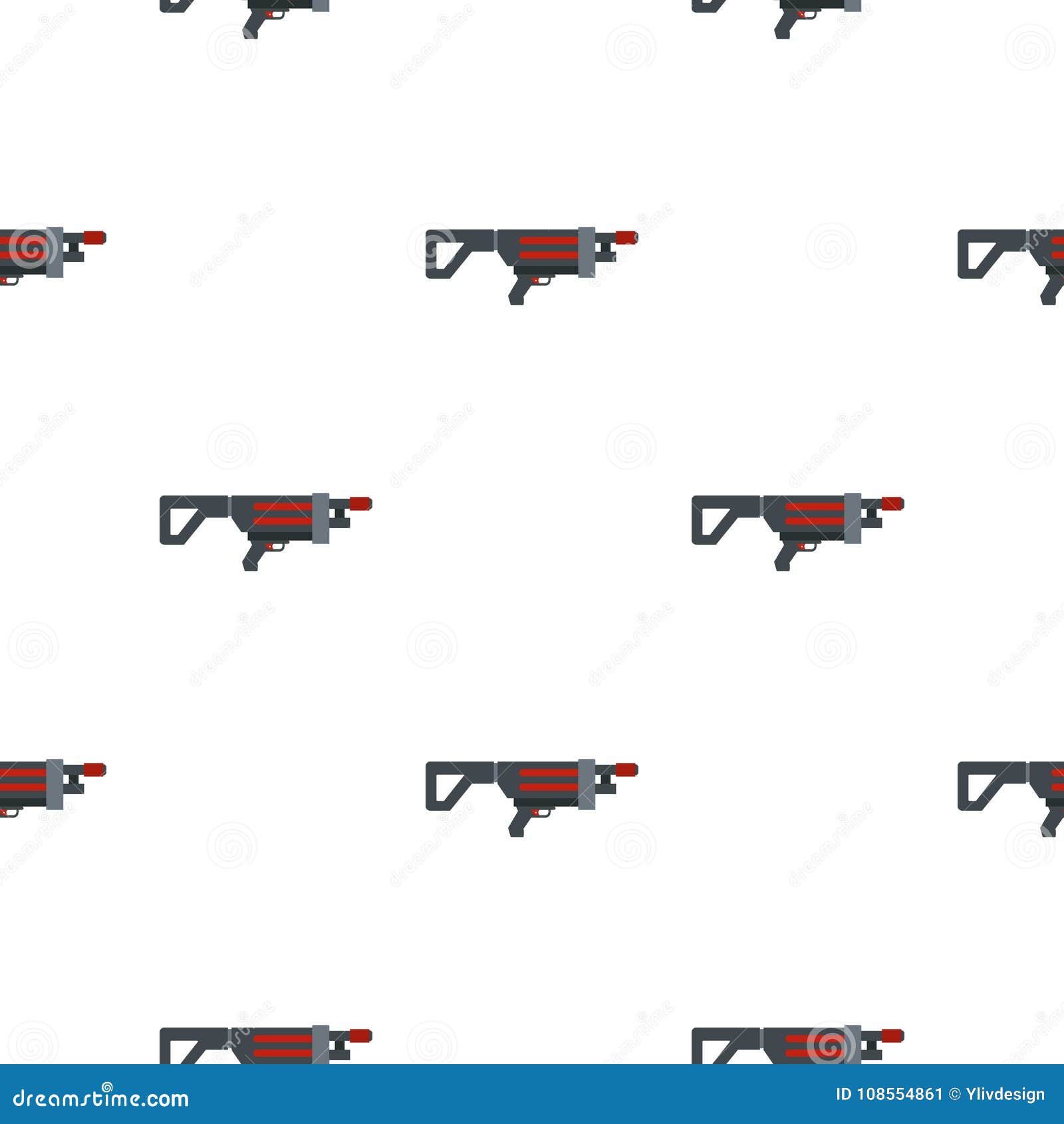 Game gun pattern seamless stock vector. Illustration of repeat - 108554861