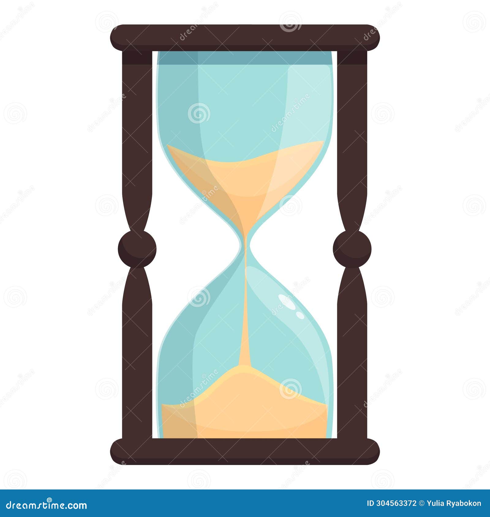 Game Hourglass Timer Icon Cartoon . Dial Image Stock Illustration ...