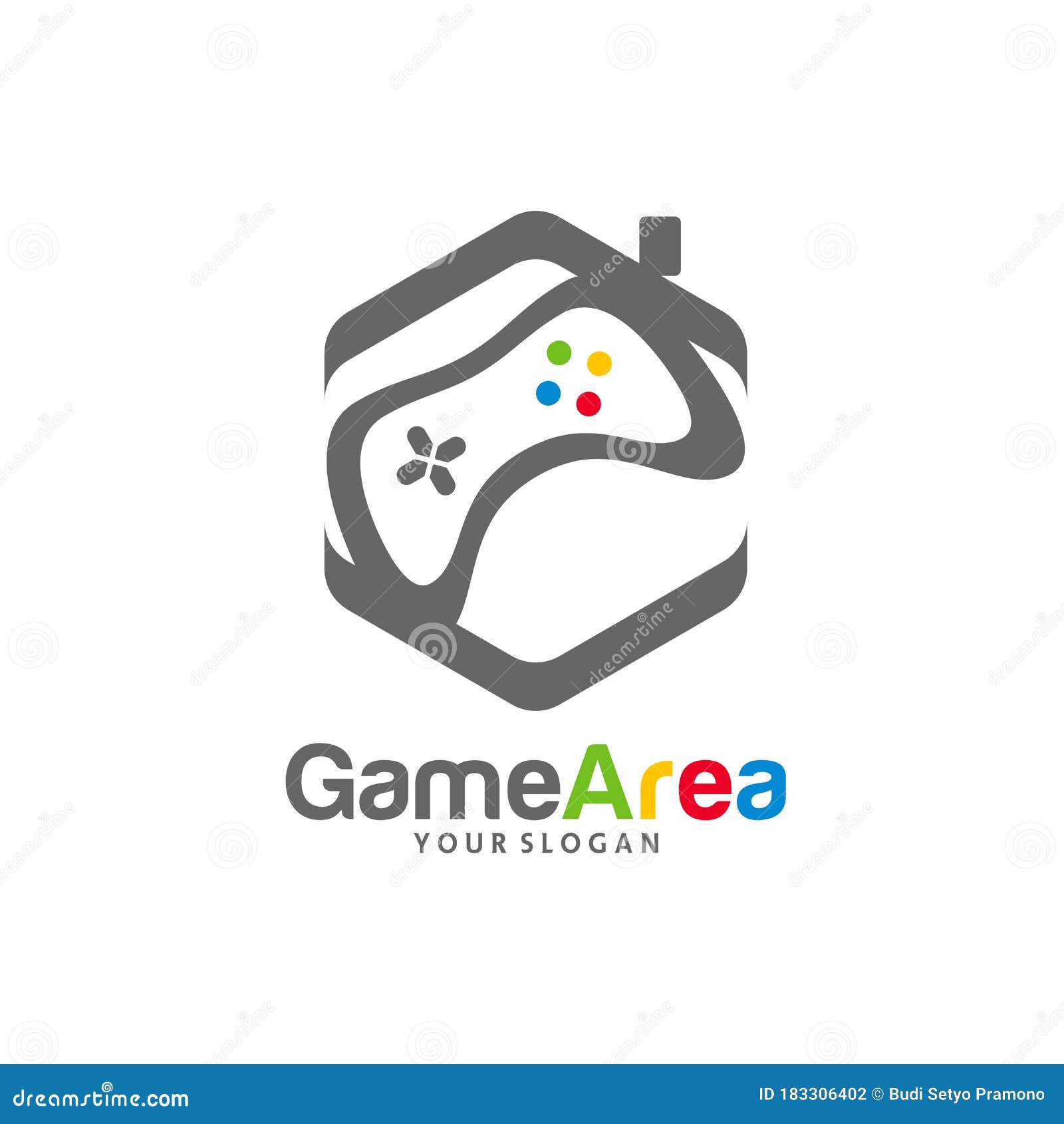 Game House Logo Vector Template, Creative Home Game Logo Design ...