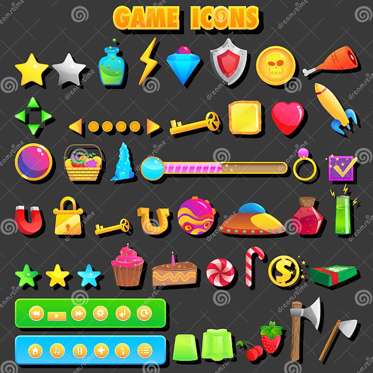 Game Icon stock vector. Illustration of player, protection - 43749797