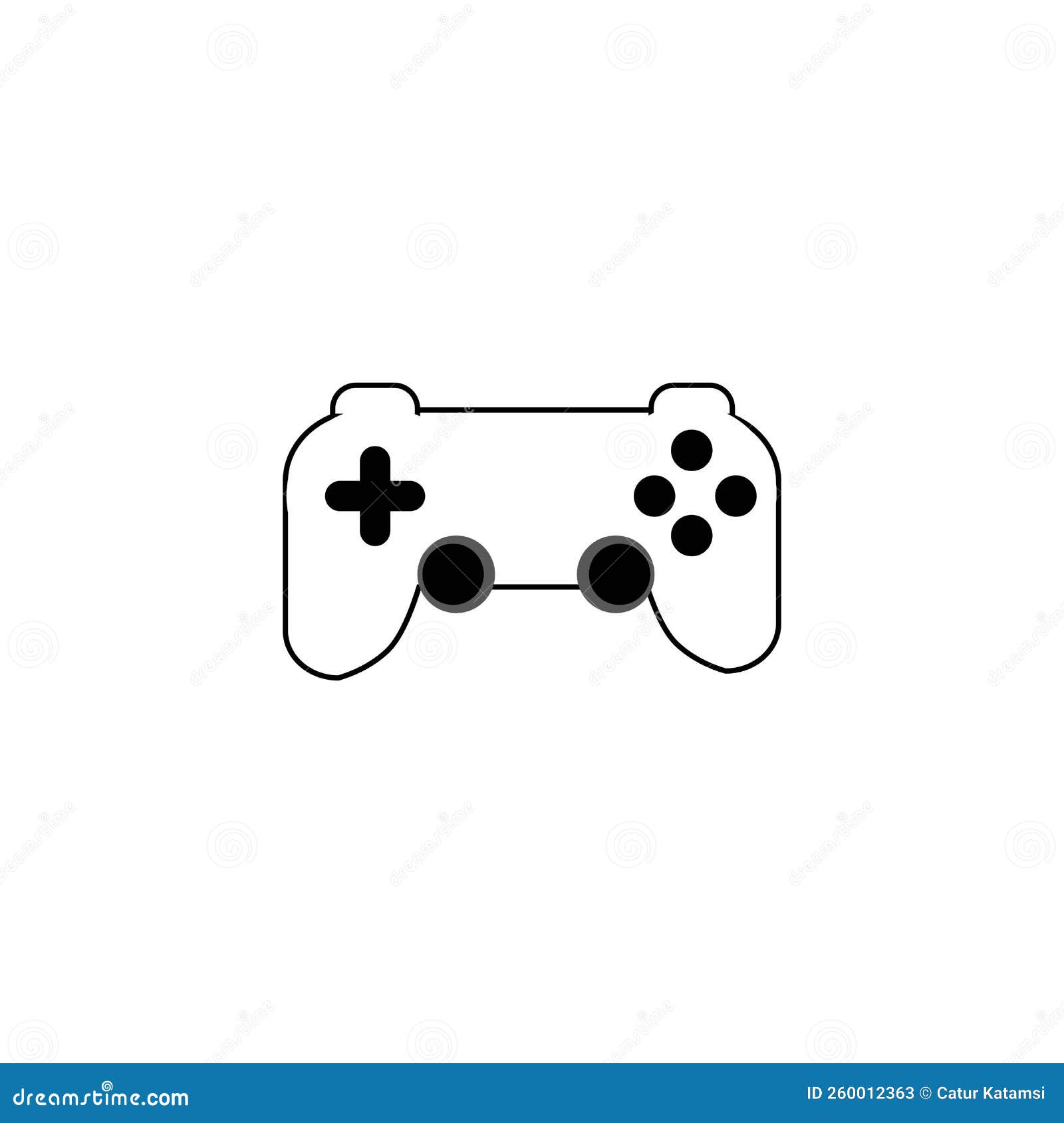 Game icon logo vector stock illustration. Illustration of gamepad ...