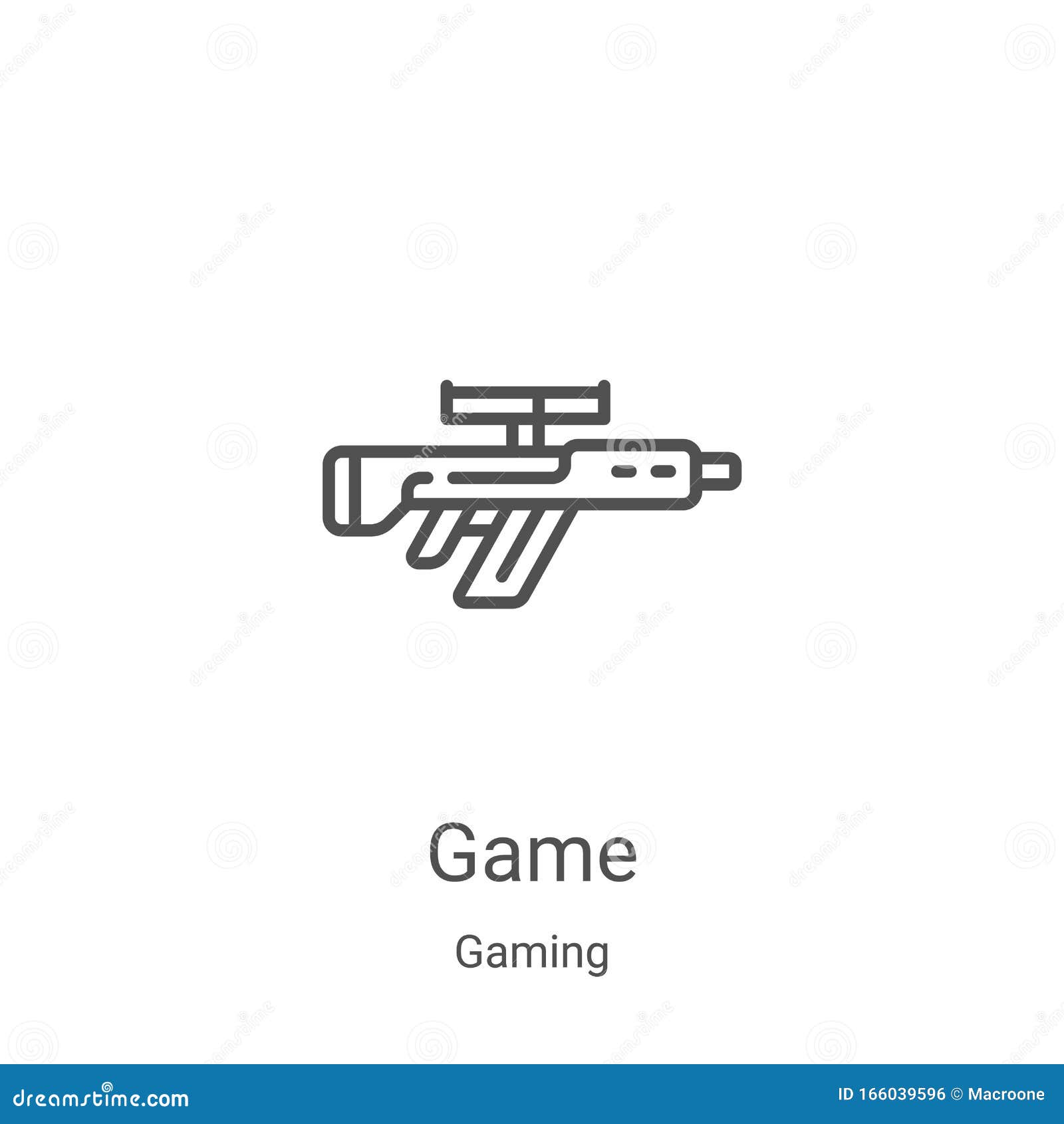 Game Icon Vector from Gaming Collection. Thin Line Game Outline Icon ...