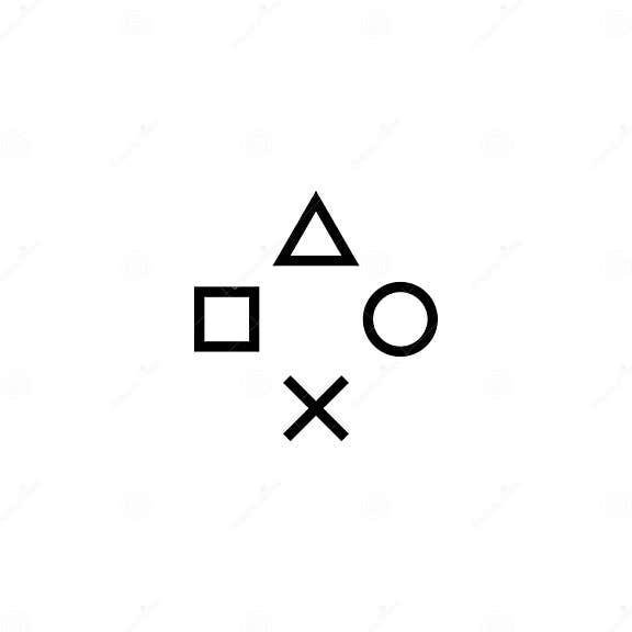 Game icon stock vector. Illustration of button, paper - 242450064