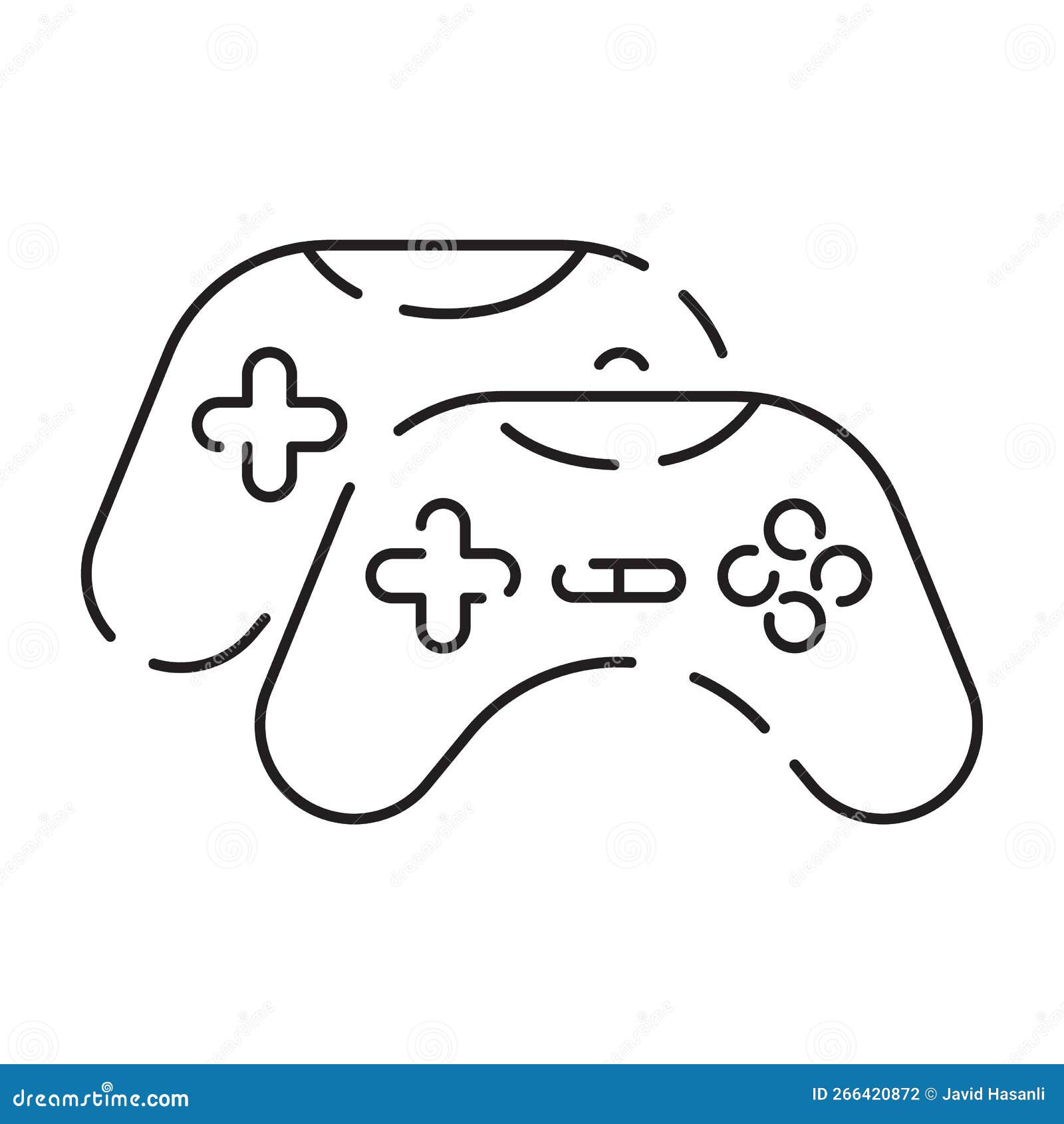 Game Icons in Modern Thin Line Style. Gaming Symbols Mobile Apps ...