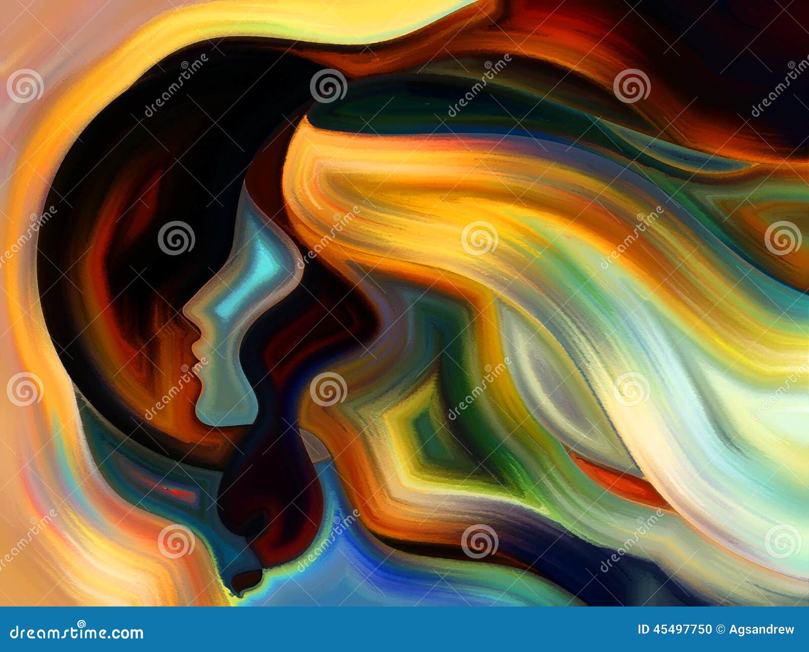 Game of Inner Paint stock illustration. Illustration of mind - 45497750