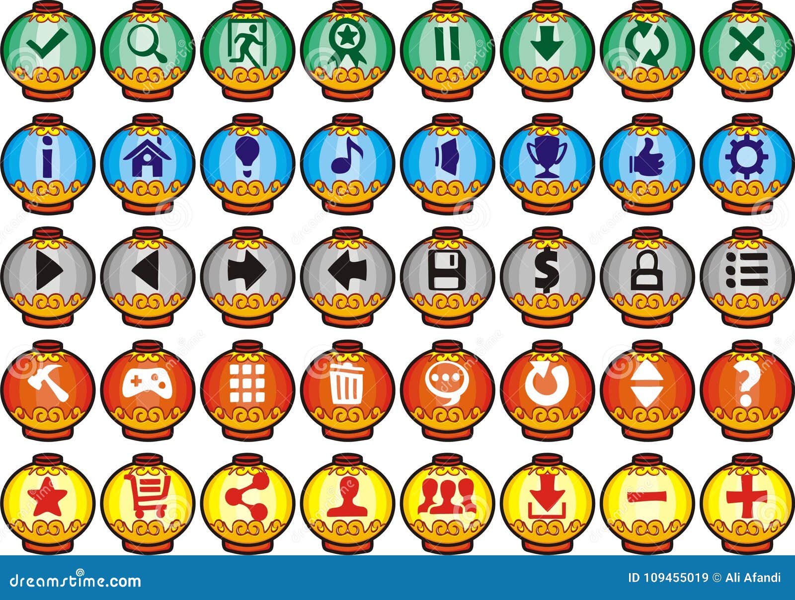 Chinese stock vector. Illustration of application, gamen - 109455019