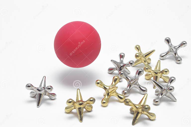 Game of Jacks stock image. Image of play, child, game - 2533675