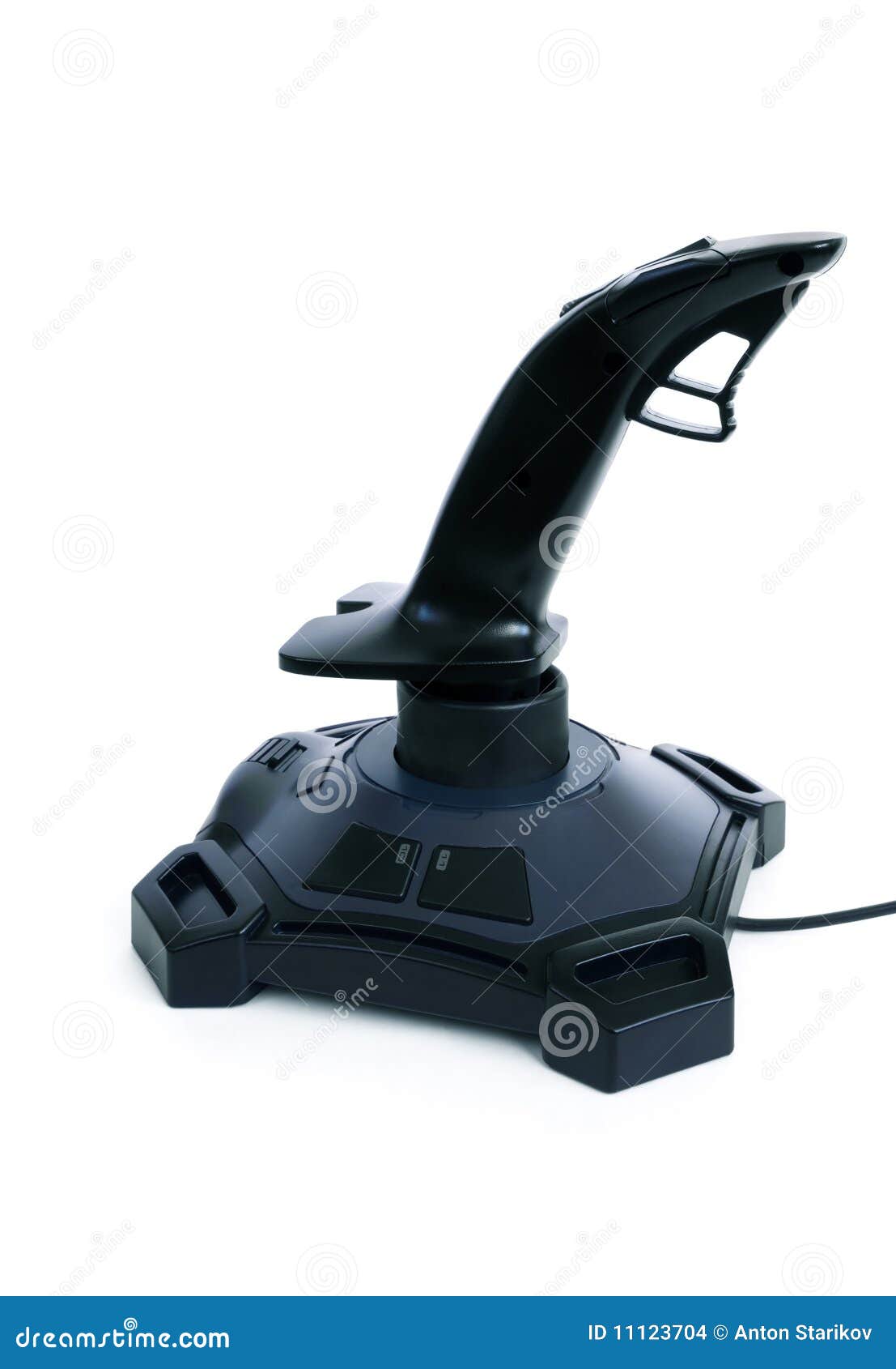 Game joystick stock photo. Image of gadget, cable, clipping - 11123704