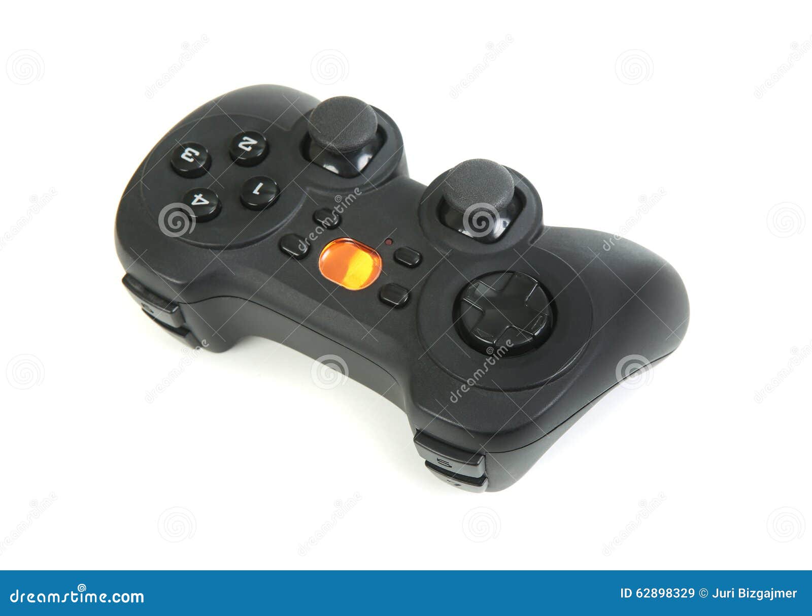 Game joystick isolated stock image. Image of handheld - 62898329