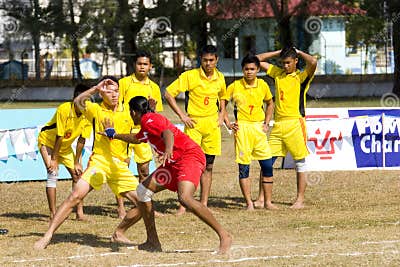 Game of Kabaddi editorial stock photo. Image of sport - 5405573