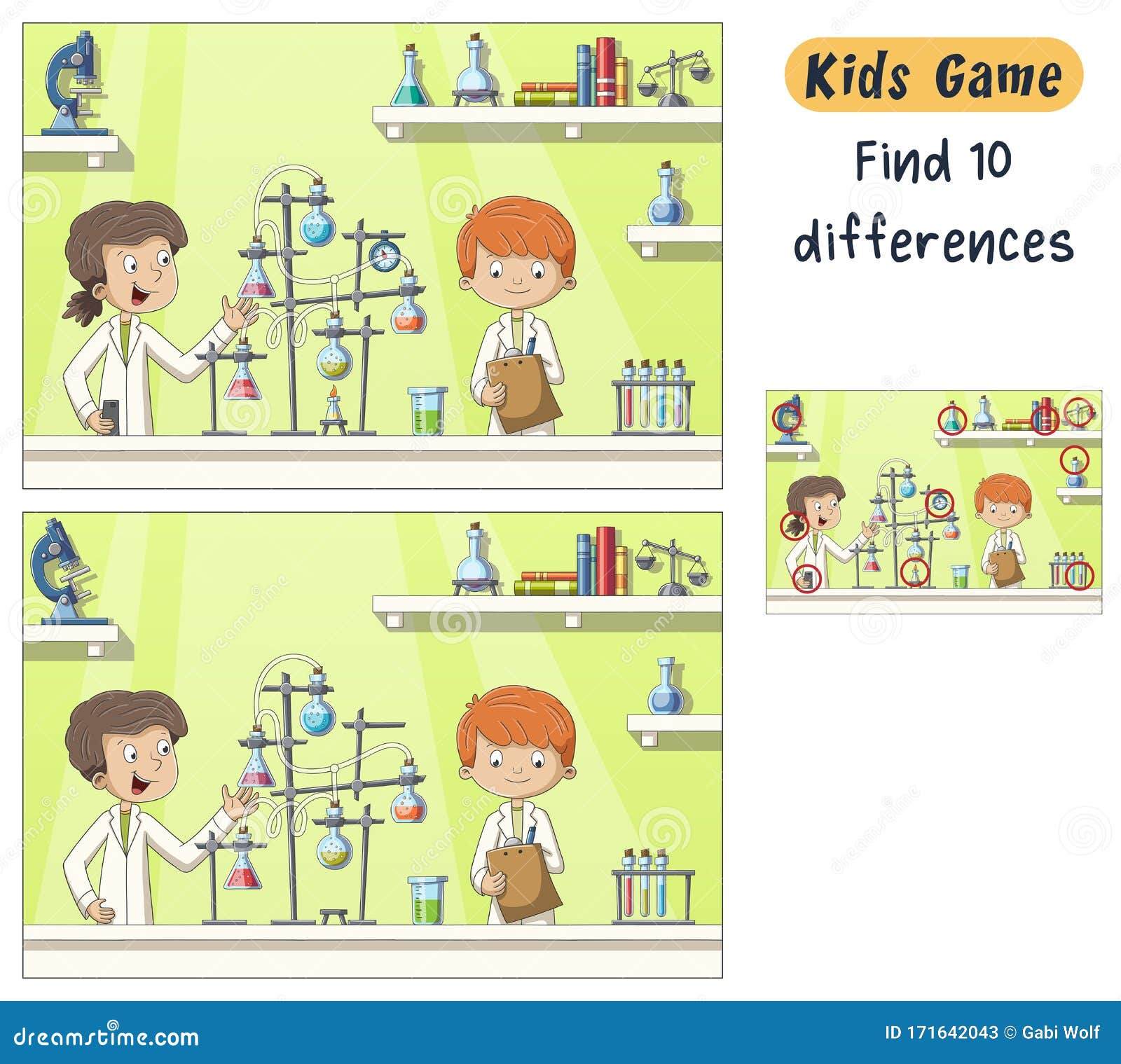 Game for Kids stock vector. Illustration of character - 171642043