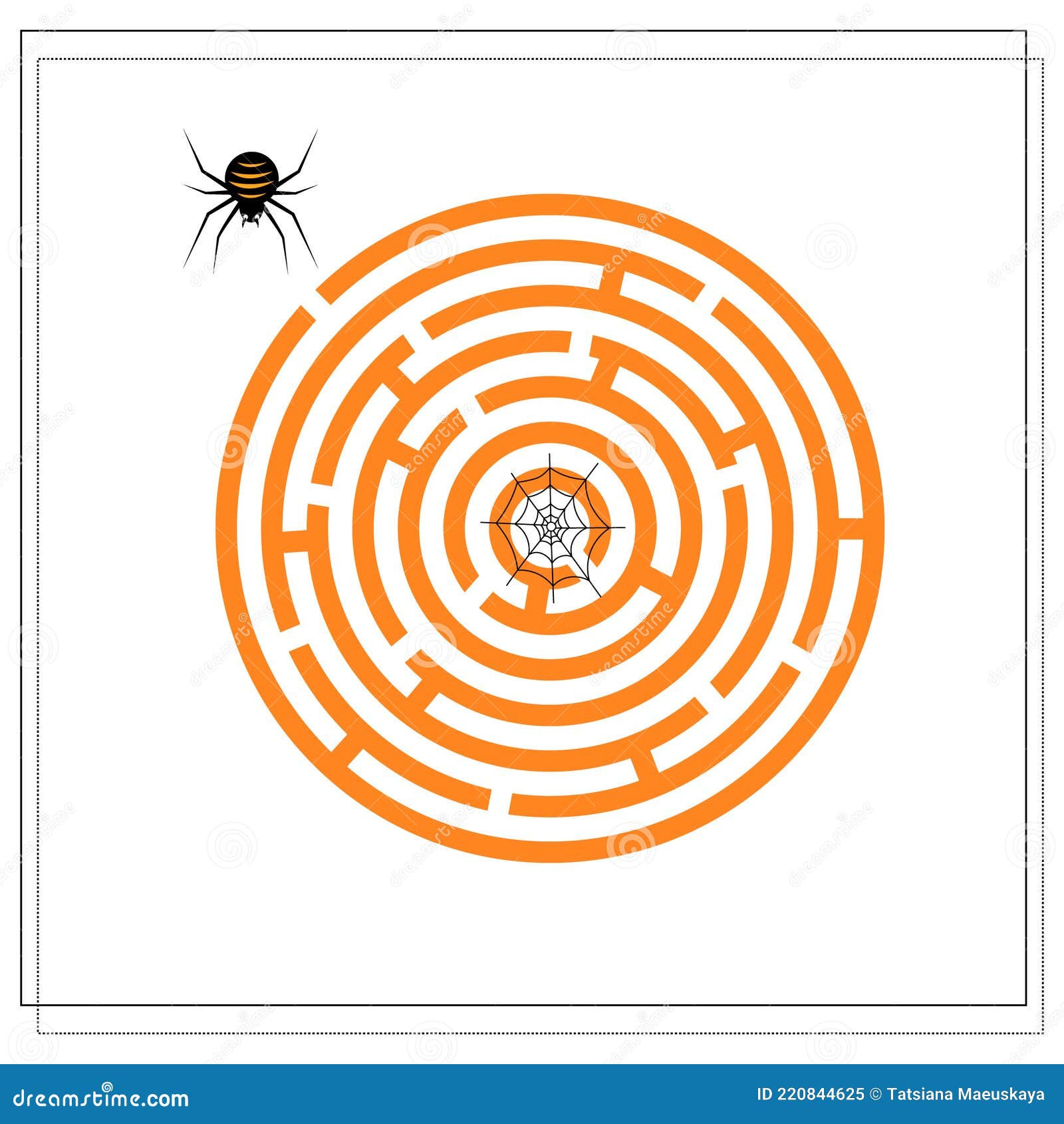 Maze Spider Stock Illustrations – 121 Maze Spider Stock Illustrations ...