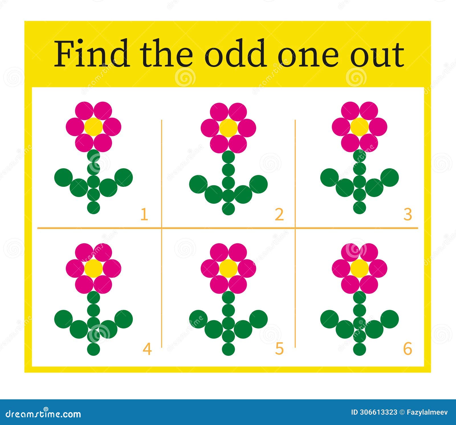 Game for Kids. Task for Development of Attention and Logic. Cartoon ...