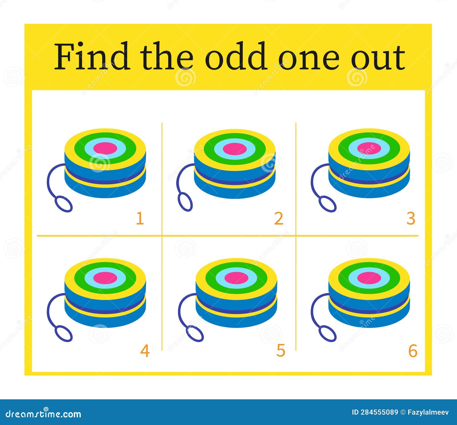 Game for Kids. Task for Development of Attention and Logic. Vector ...