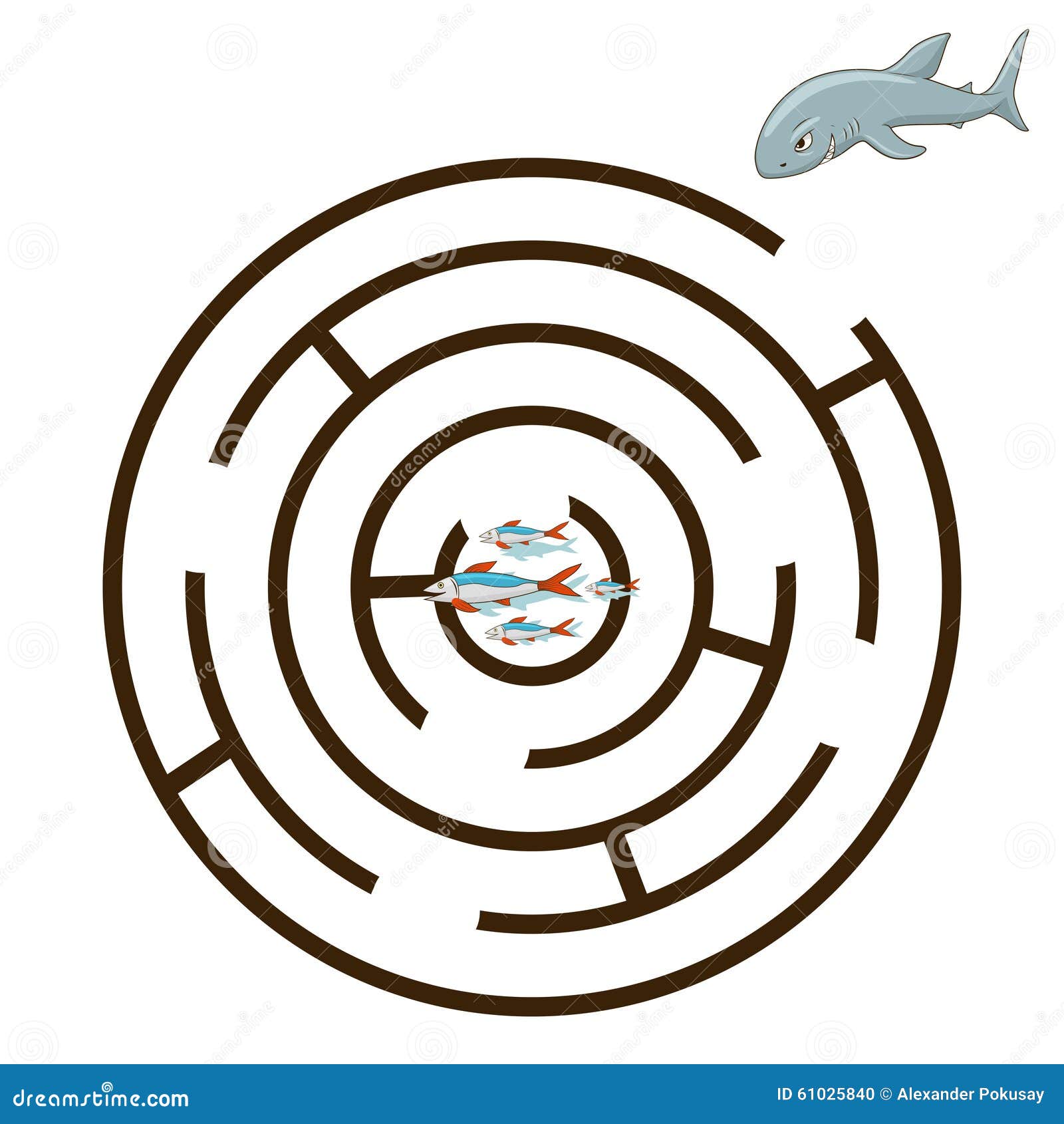 Game Labyrinth. Mazes Way With Various Entrance Gate And Exits Out ...