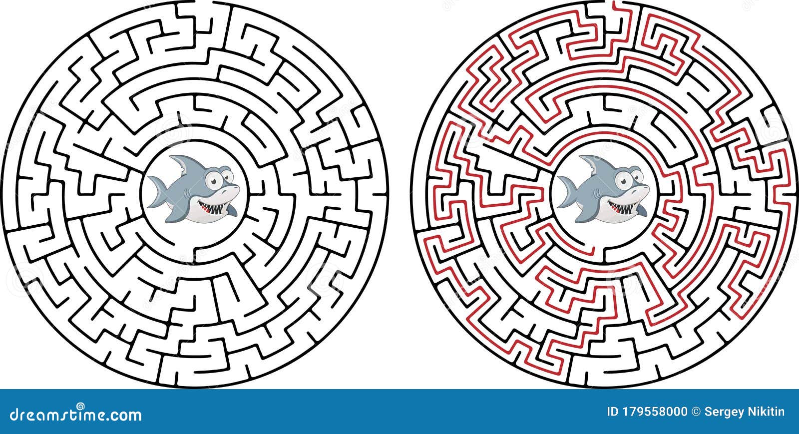 Cute Dog S Maze Game Help Dog Find His Buried Bone Maze Puzzle With ...