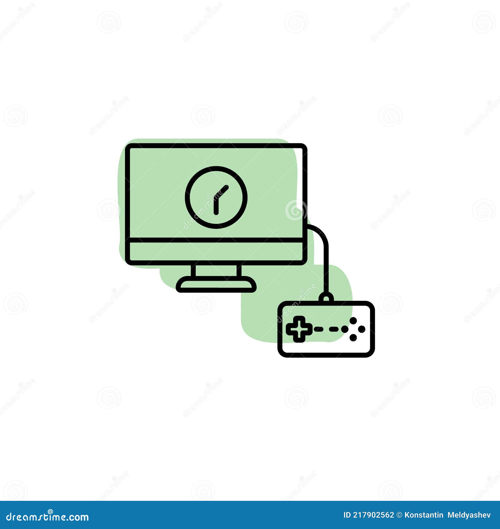 Game, Lags, Computer, Game Controller Blue Neon Icon. Simple Thin Line, Outline Vector Of Esport ...