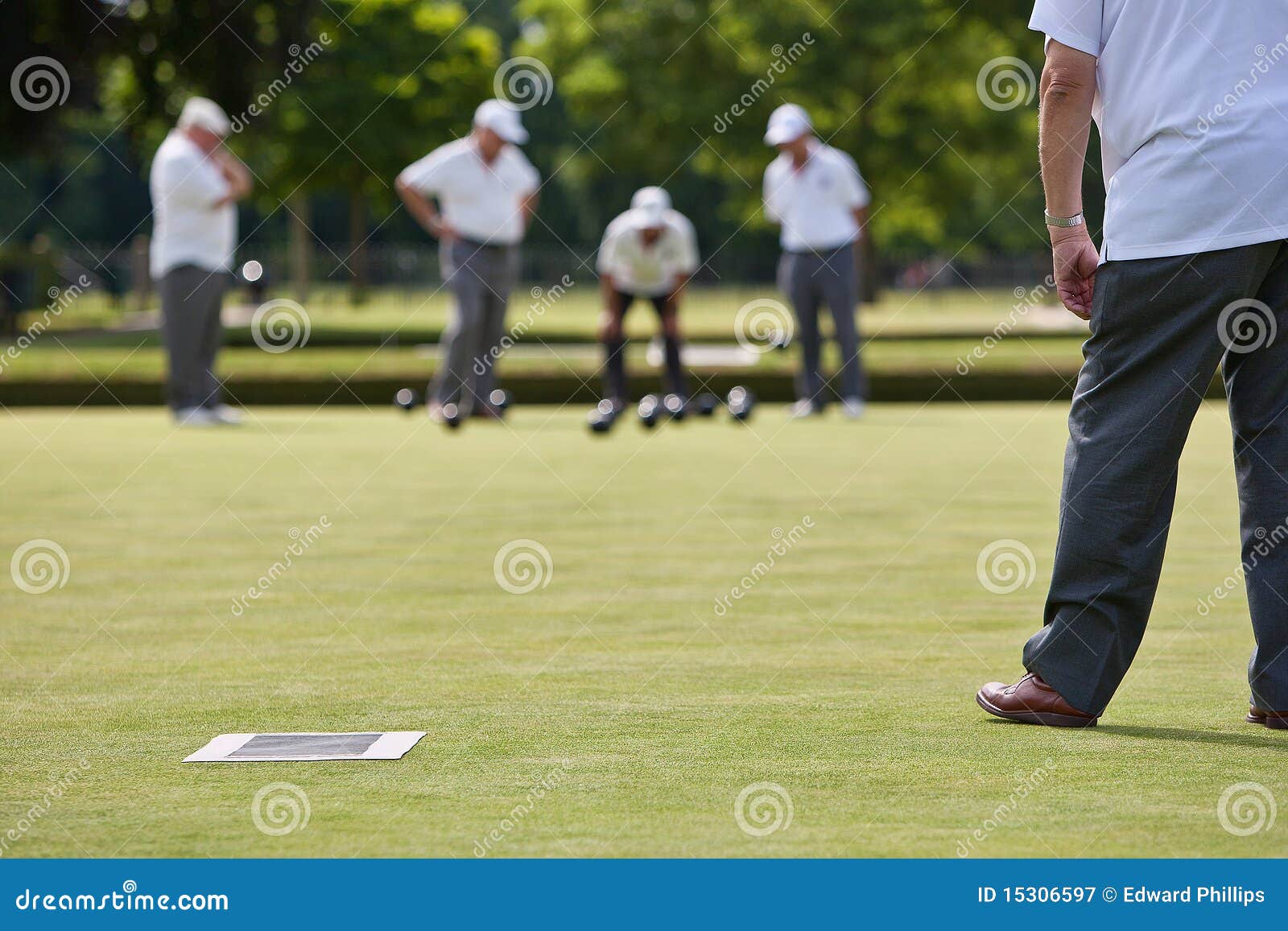 Game of Lawn Bowls stock image. Image of neat, recreation - 15306597
