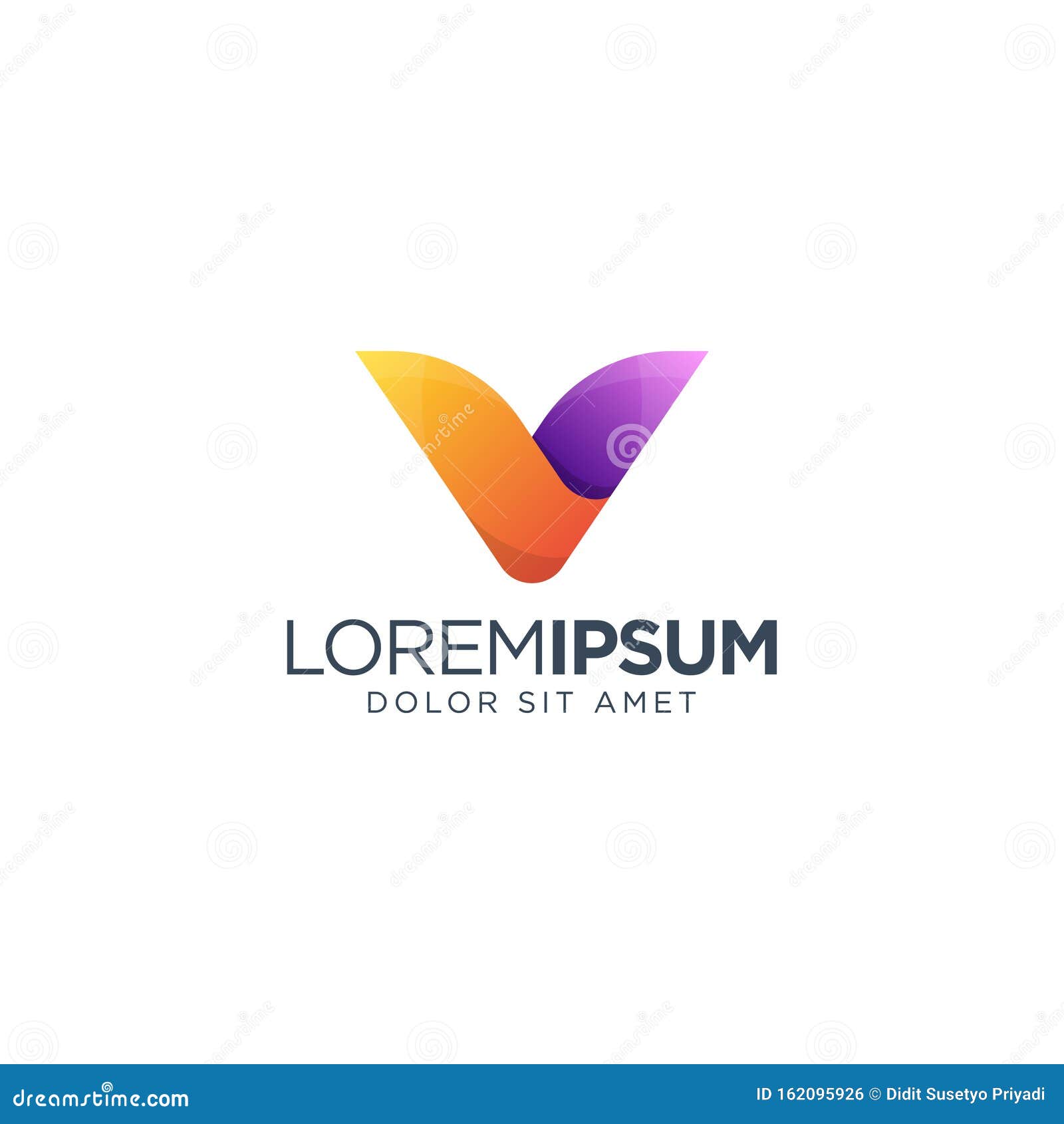 Game Letter V Logo-Vorlage vektor abbildung. Illustration von ...