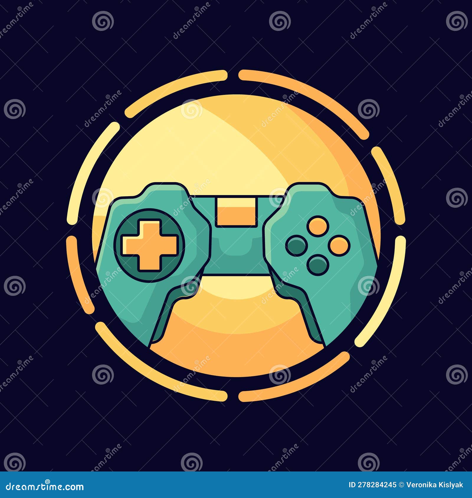 Game Logo Design. Video Game Emblems Set Stock Vector - Illustration of ...
