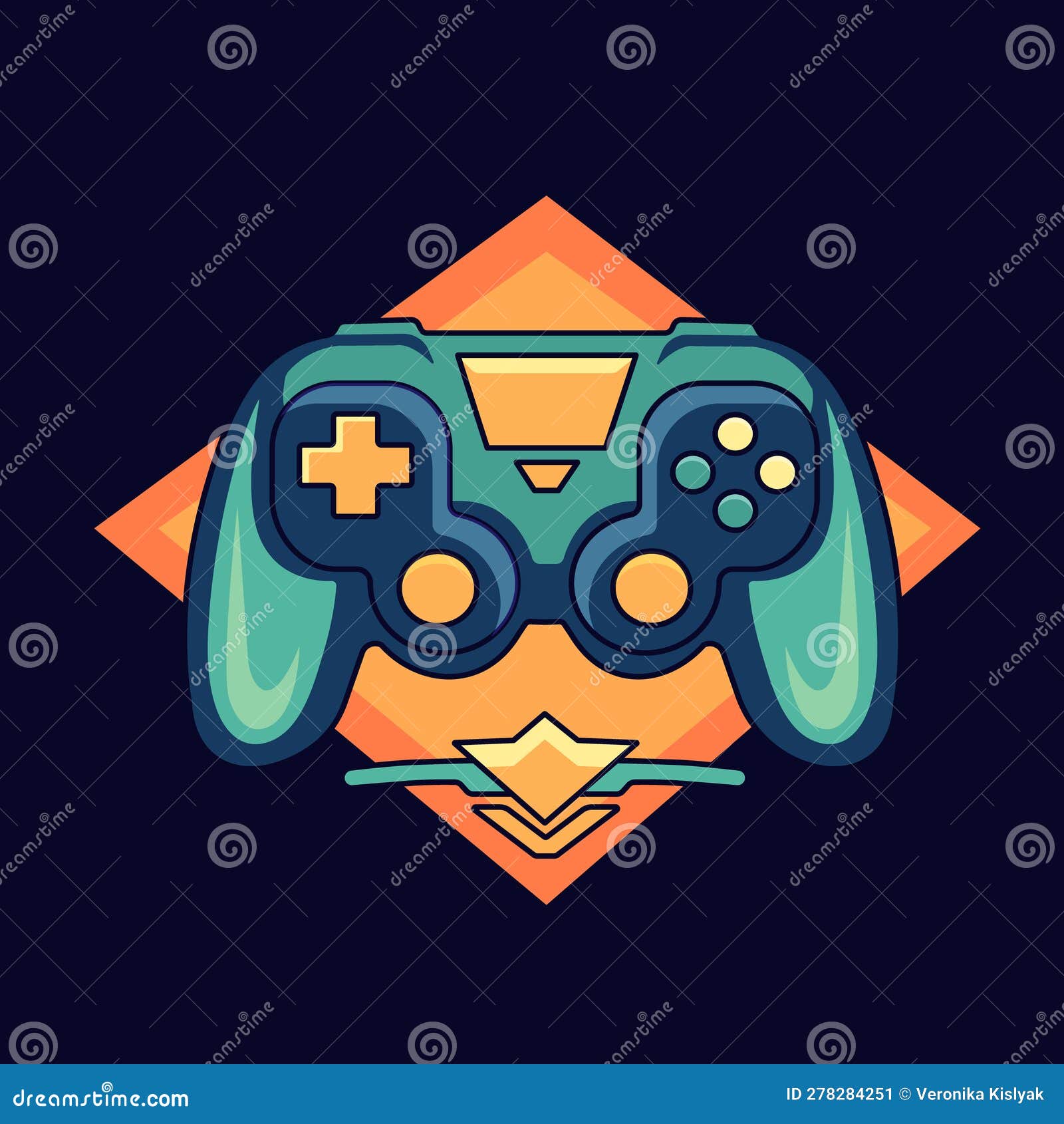 Game Logo Design. Video Game Emblems Set Stock Vector - Illustration of ...