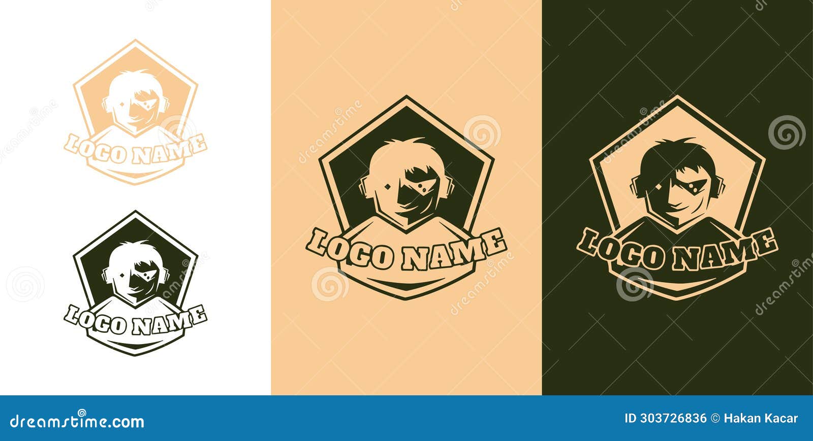 Game Logo Vector. Gaming Logo Design Template for Your Brand Stock ...