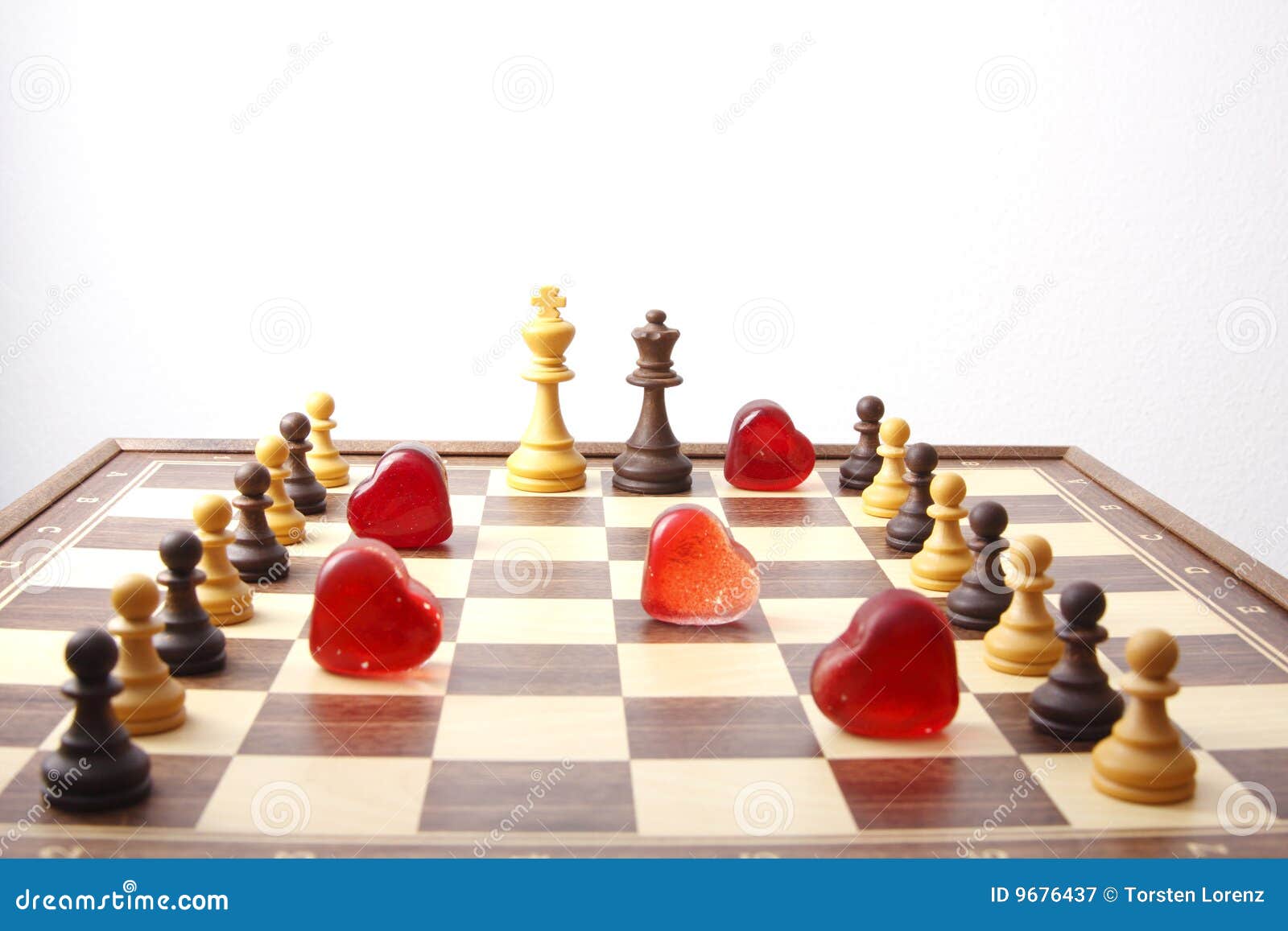 Game of love stock image. Image of chessboard, black, chessmen - 9676437