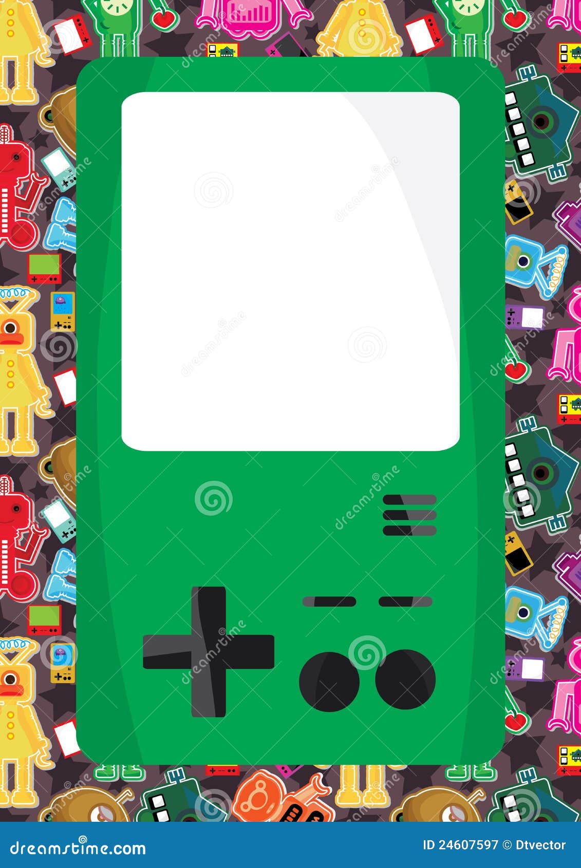 Game Controller Frame Stock Illustrations – 1,045 Game Controller Frame ...