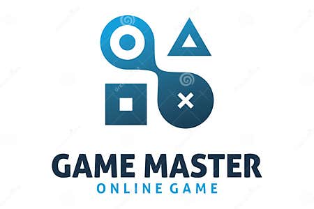 Game master logo stock illustration. Illustration of blog - 84152576