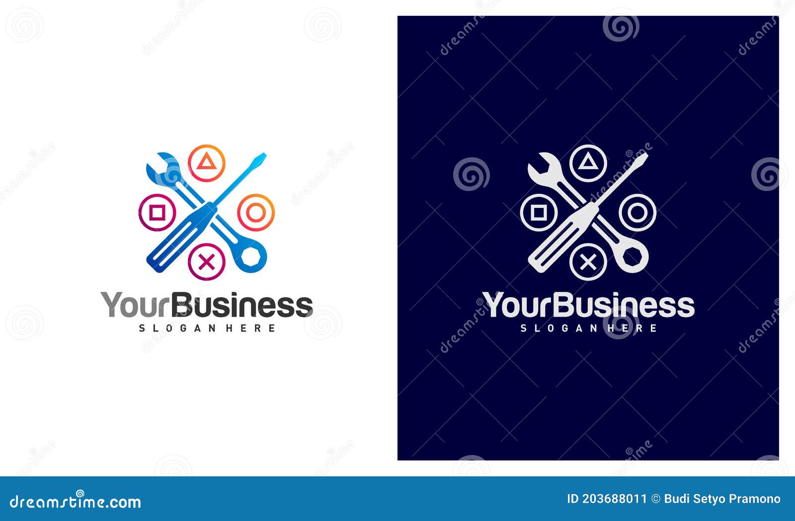 Game Mechanic Logo Vector Template, Creative Mechanic Logo Design ...