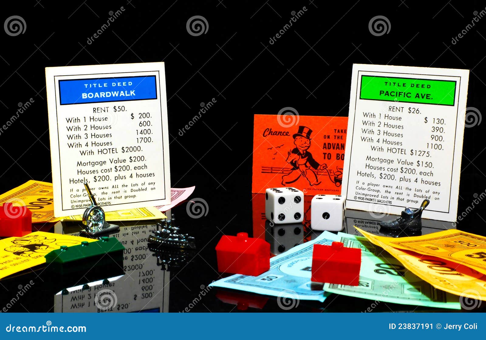 Game of Monopoly editorial photo. Image of game, boardwalk - 23837191