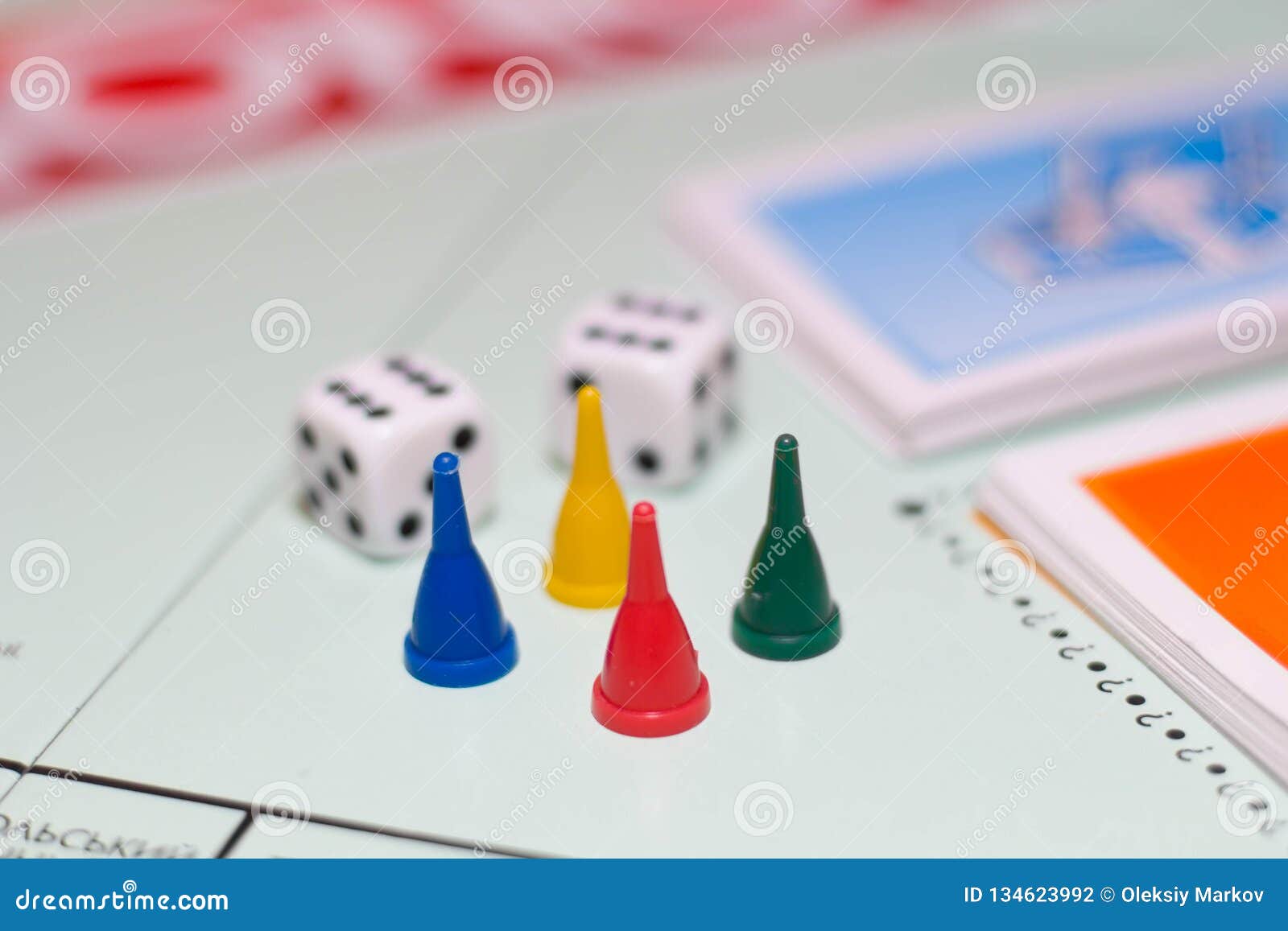 Game monopoly close up. editorial photography. Image of group - 134623992
