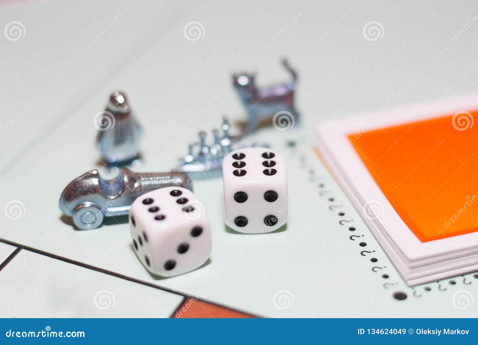 Game monopoly close up. editorial stock image. Image of fortuna - 134624049