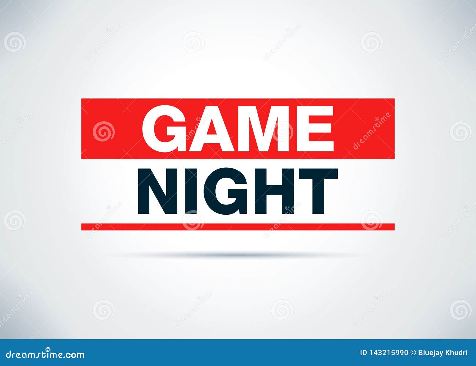 Game Night Abstract Flat Background Design Illustration Stock ...