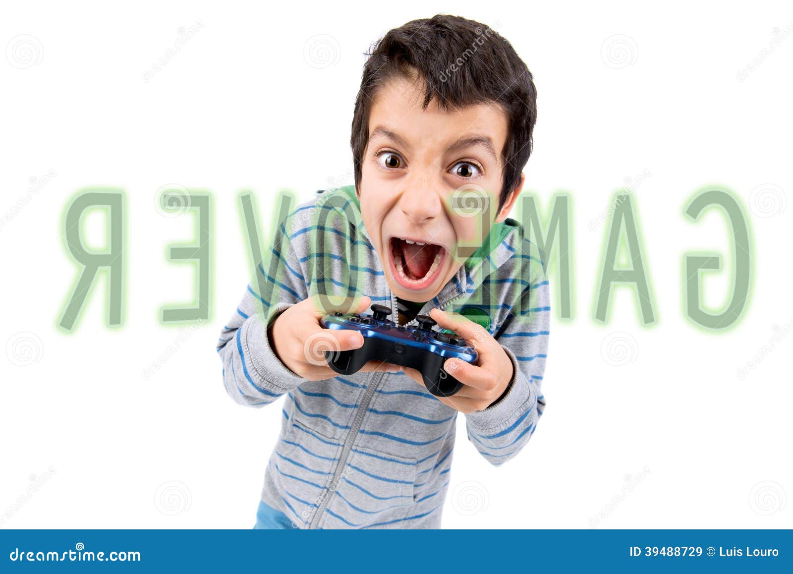 Game Over stock image. Image of children, human, face - 39488729