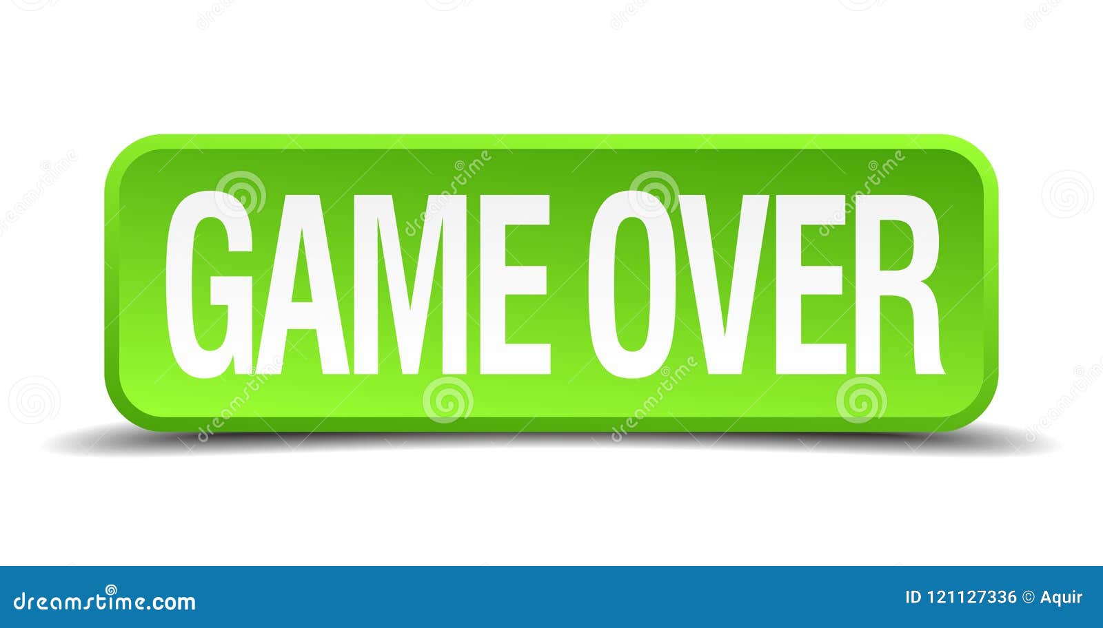 Game over button stock vector. Illustration of button - 121127336