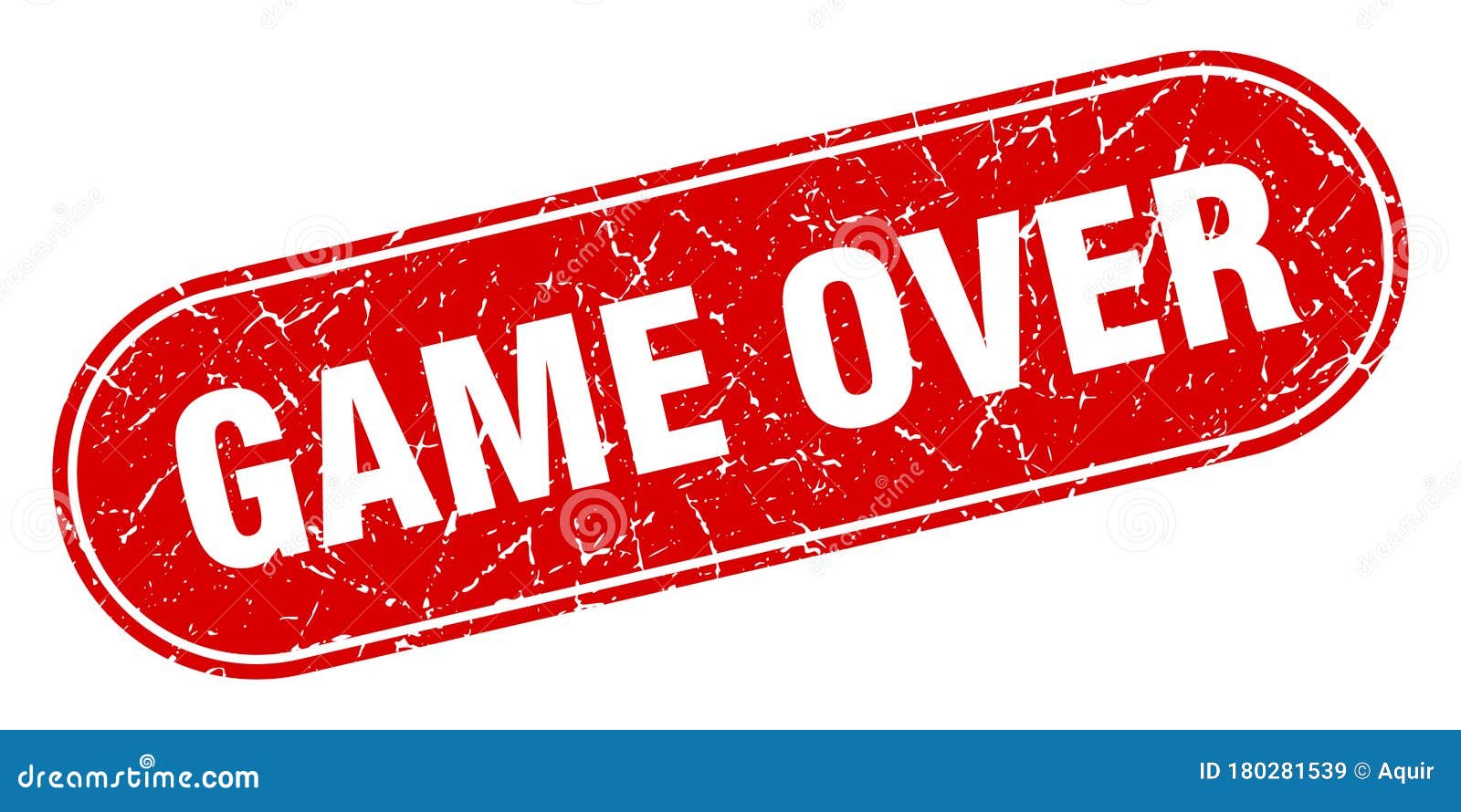 Game Over Sign. Game Over Grunge Stamp Stock Vector - Illustration of ...