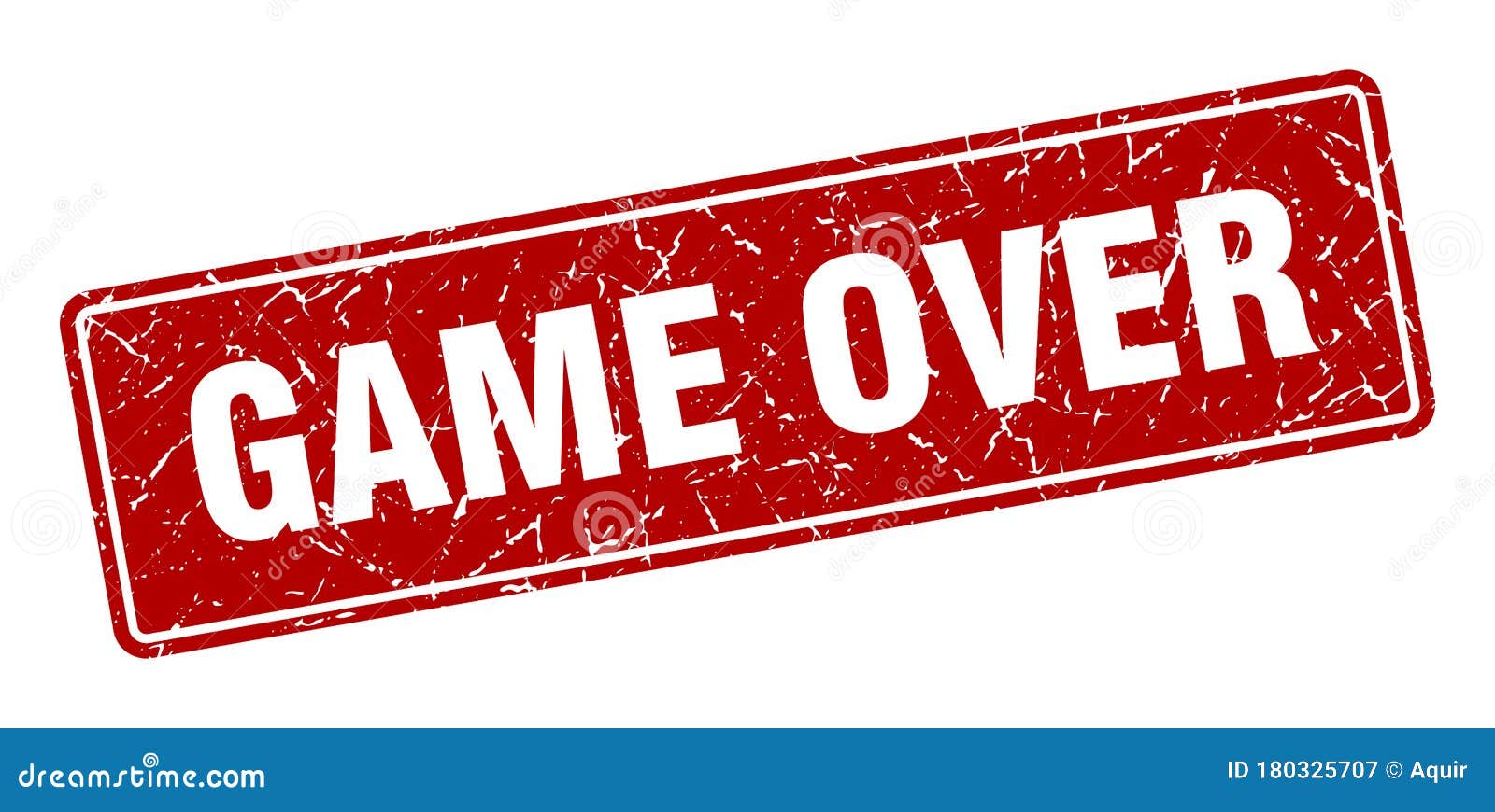 Game Over Sign. Game Over Grunge Stamp Stock Vector - Illustration of ...