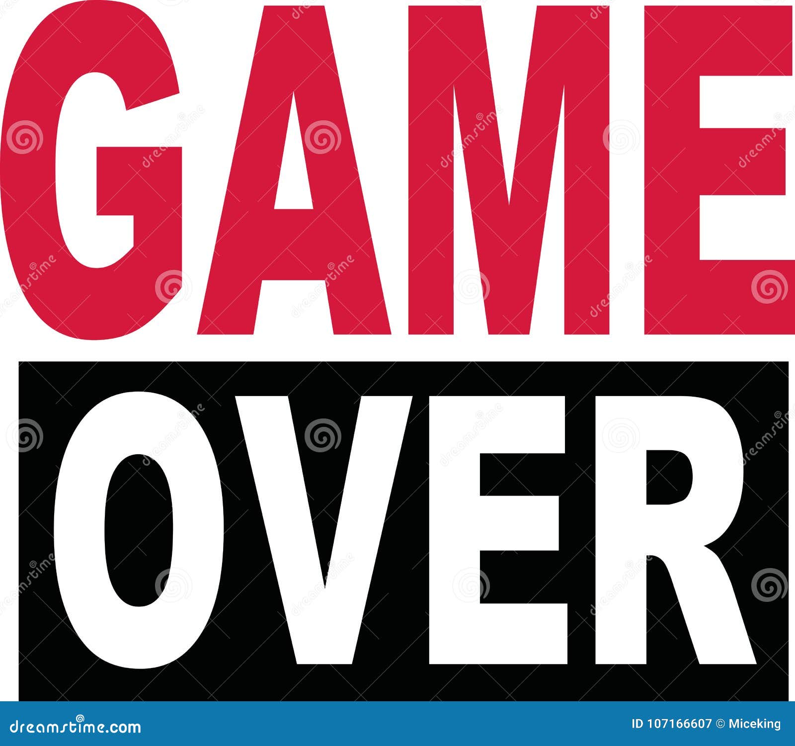 Game over text icon stock vector. Illustration of term - 107166607 Game over text icon stock vector. Illustration of term - 107166607