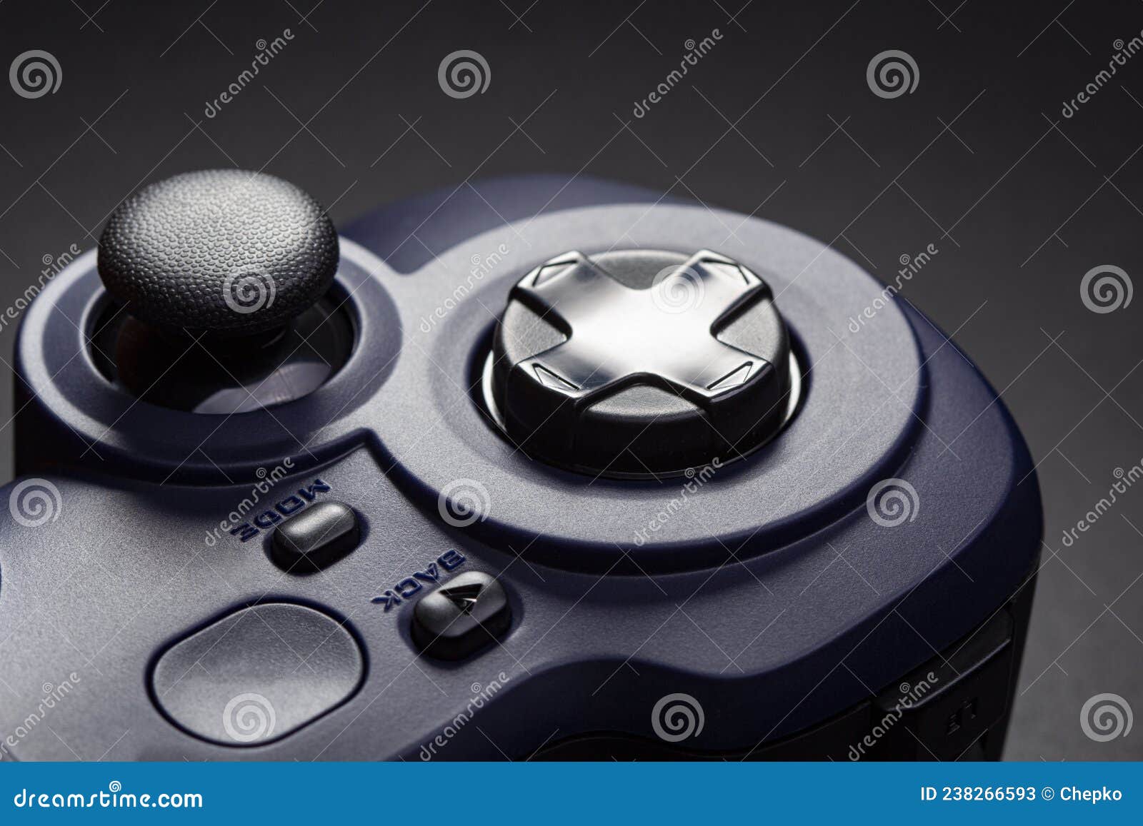 Game Pad Video Controller, Gamepad with Sticks and Buttons, Close Up ...
